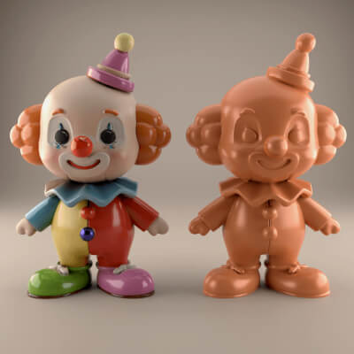 Cute Clown STL File Fun 3D Model for Gift or Decor 3D Print by ...