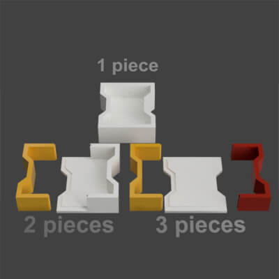 Interlock Planter and Mold for Concrete 3D Print CNC 3D PR by ...