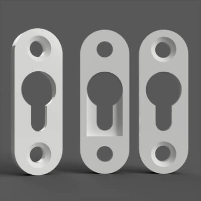 Keyholder Slot Hanger - 3D Model by abanobblackbox