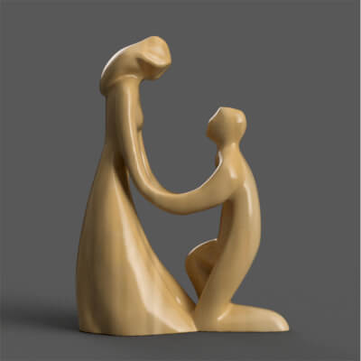 Romantic Proposal Statue 3D STL File for Printing Decor 3D P by ...