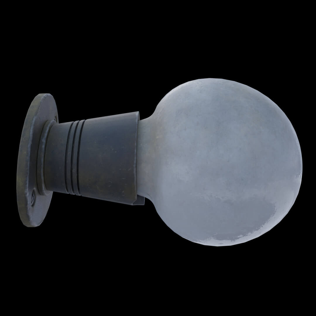 Old Dirty Lamp With 4K Baking Texture - 3D Model by ABDULLAH22