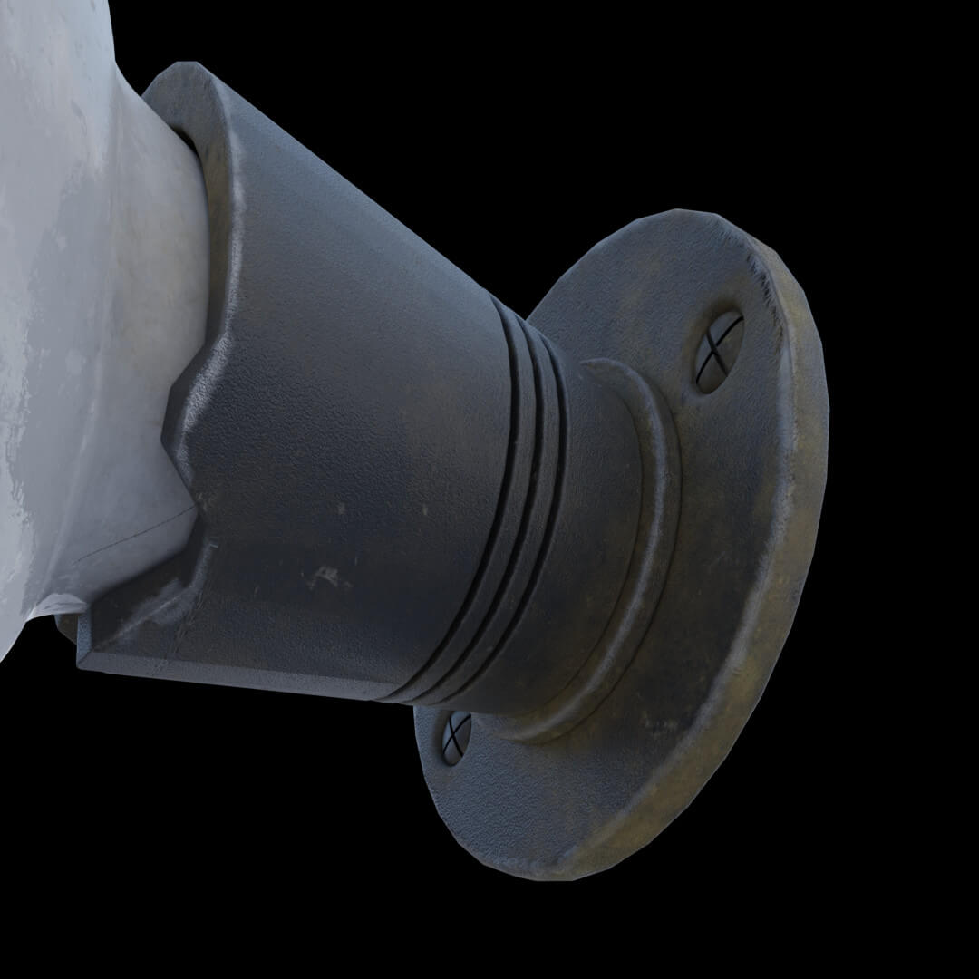 Old Dirty Lamp With 4K Baking Texture - 3D Model by ABDULLAH22