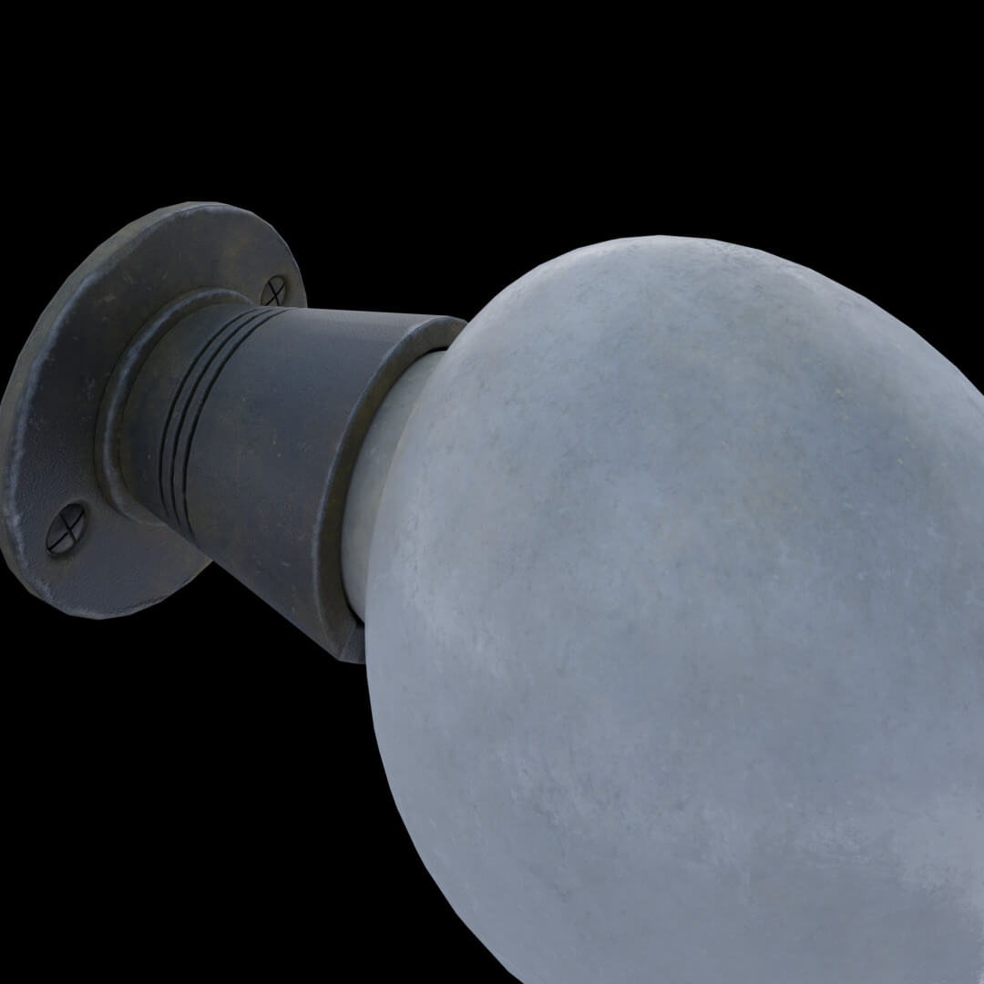 Old Dirty Lamp With 4K Baking Texture - 3D Model by ABDULLAH22