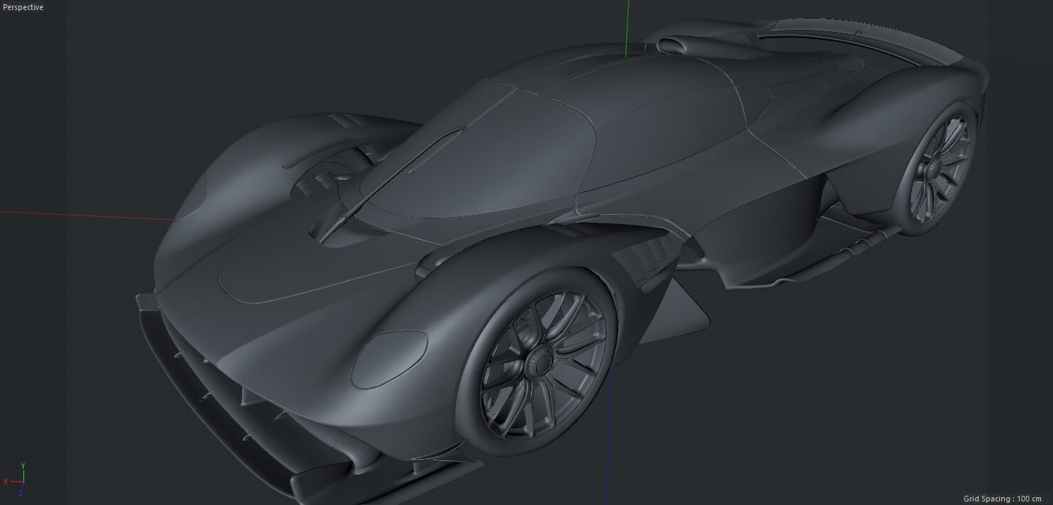 Aston Martin Valkyrie Production Model by ABMADE