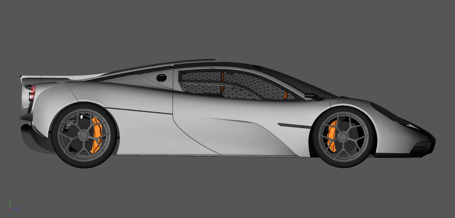 Gordon Murray Automotive T.50 Fancar - 3D Model by ABMADE