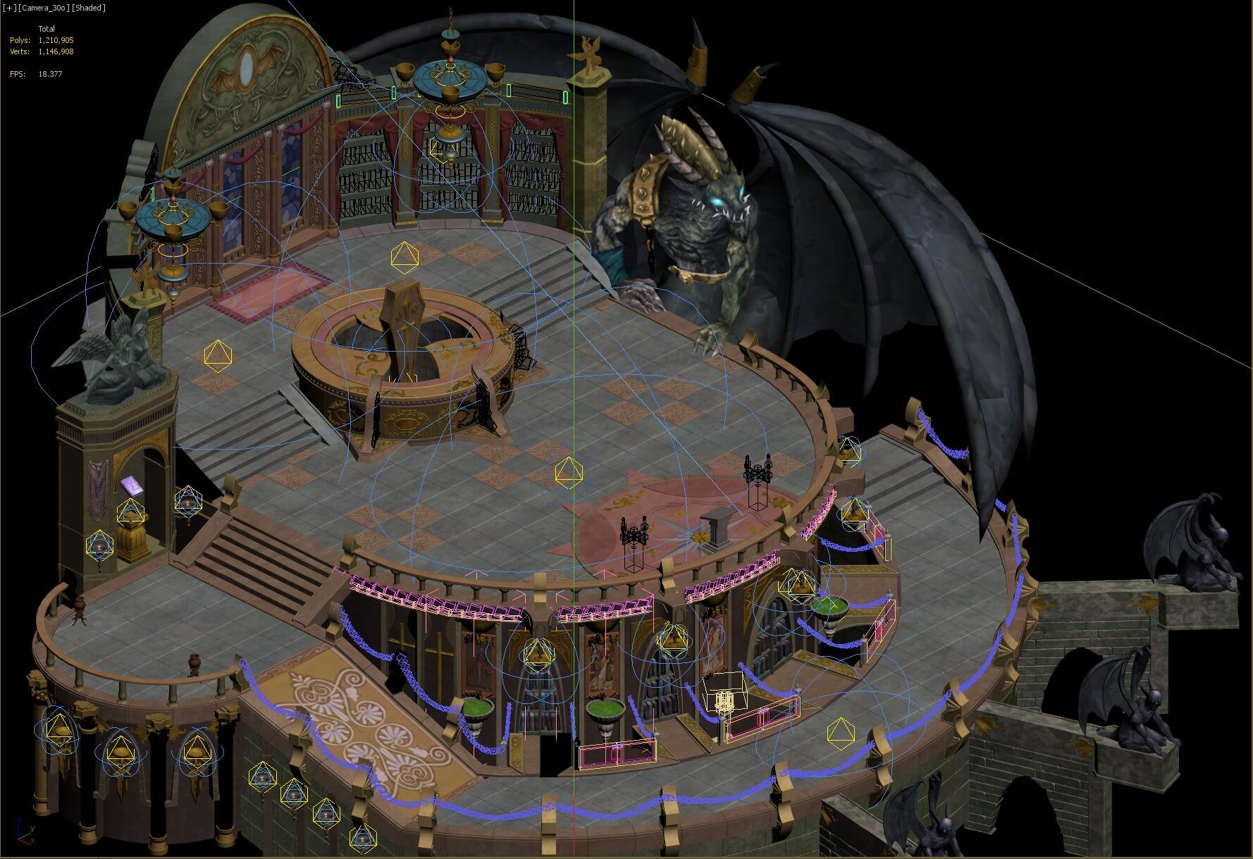 Cartoon Hall - 3D Model by about3d