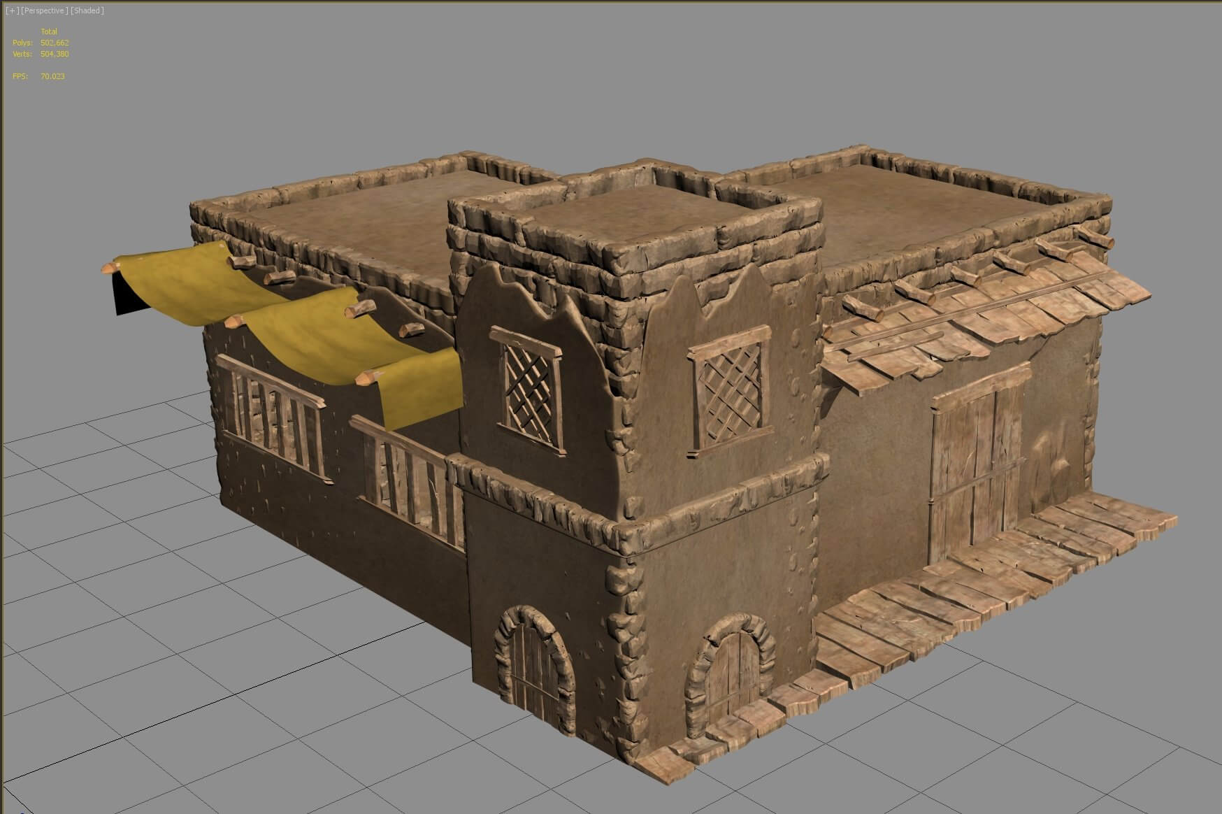 Desert House - 3D Model by about3d