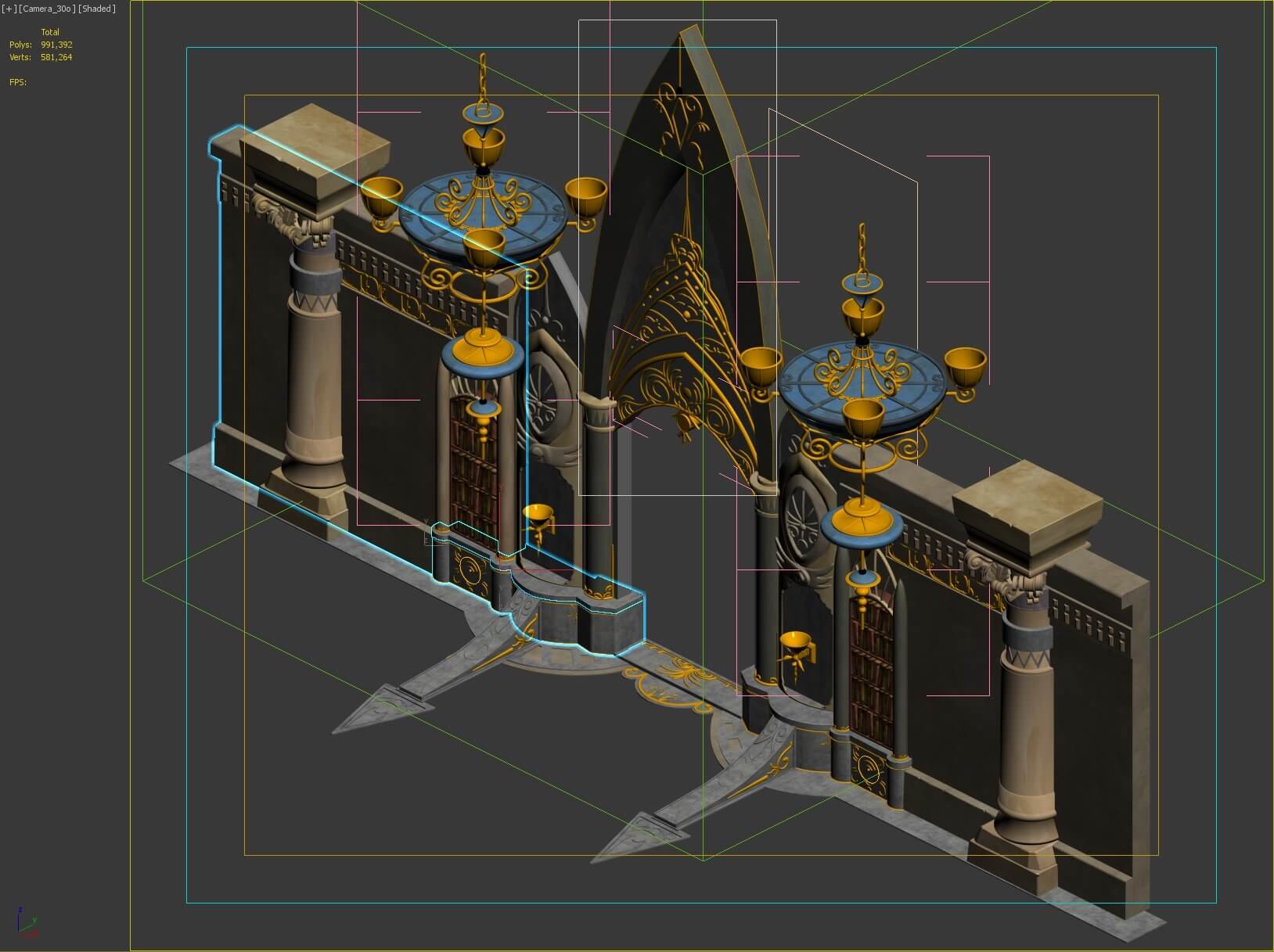 Gate - 3D Model by about3d