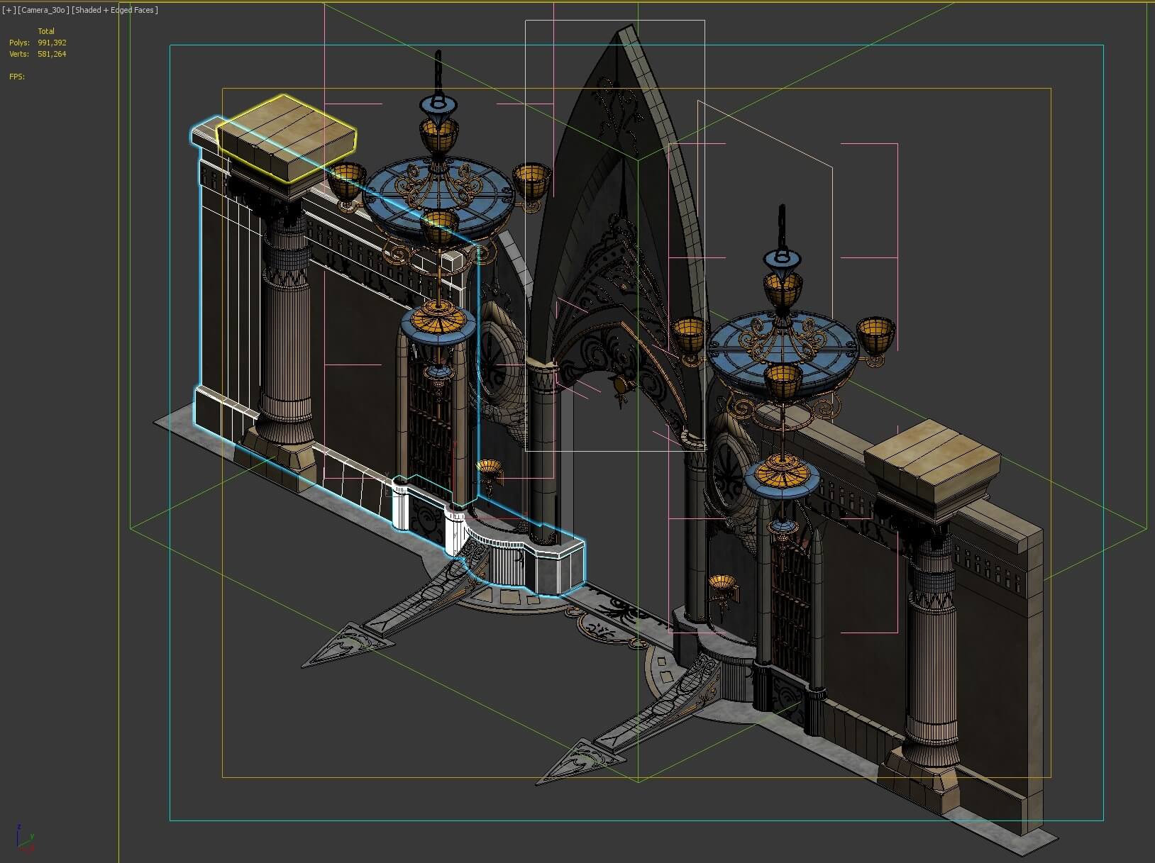 Gate - 3D Model by about3d