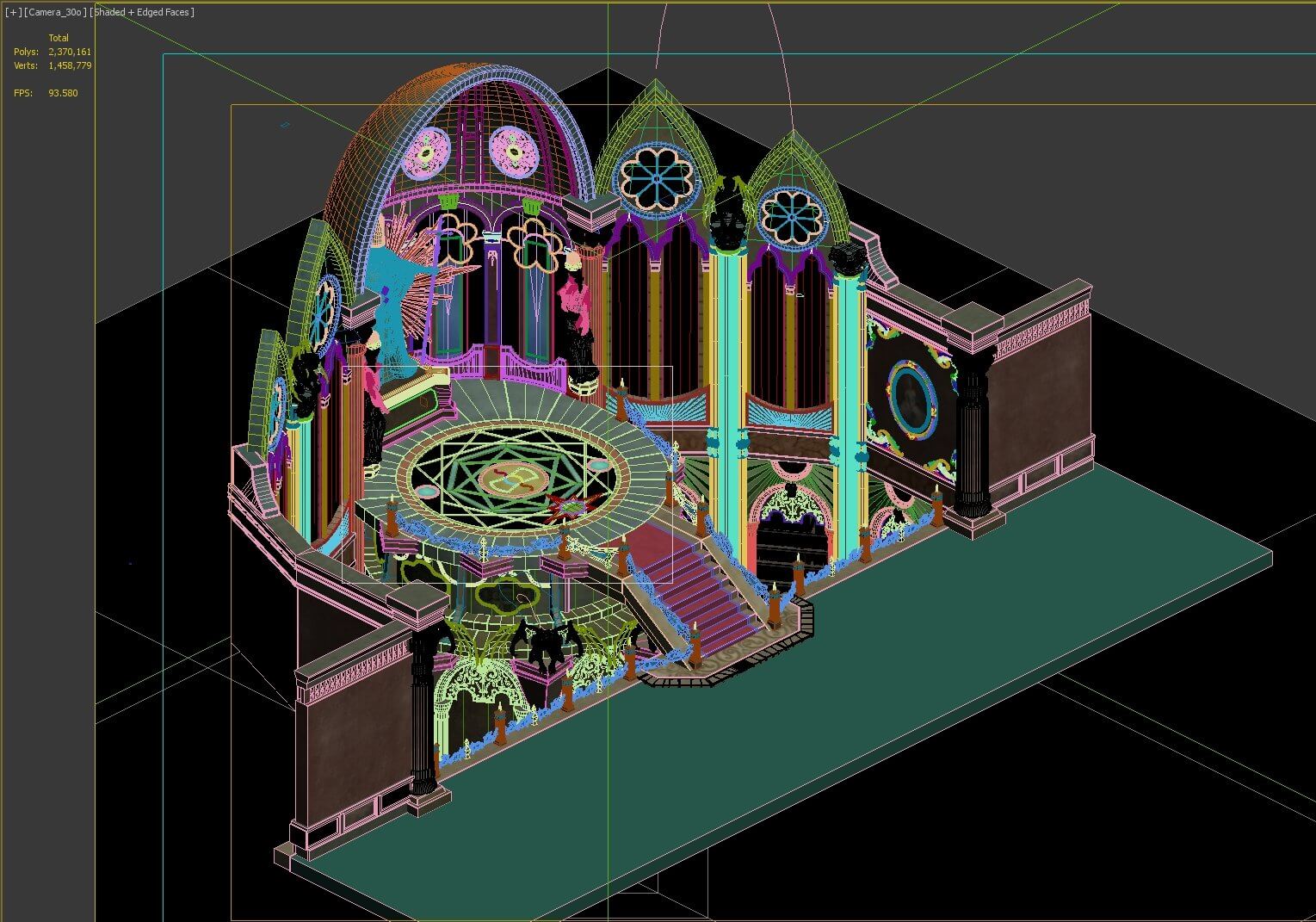 Hall - 3D Model by about3d