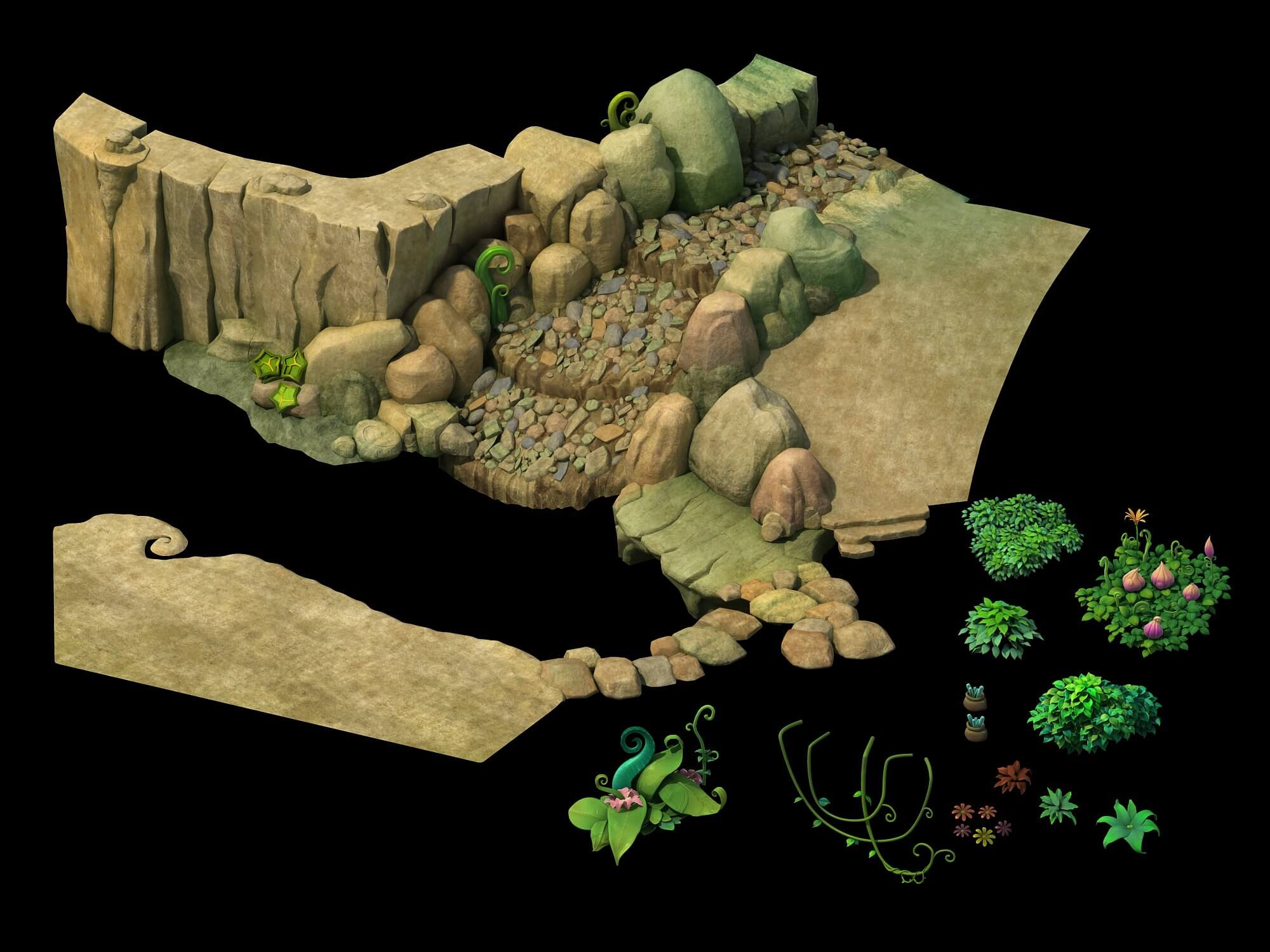 River Course - 3D Model by about3d