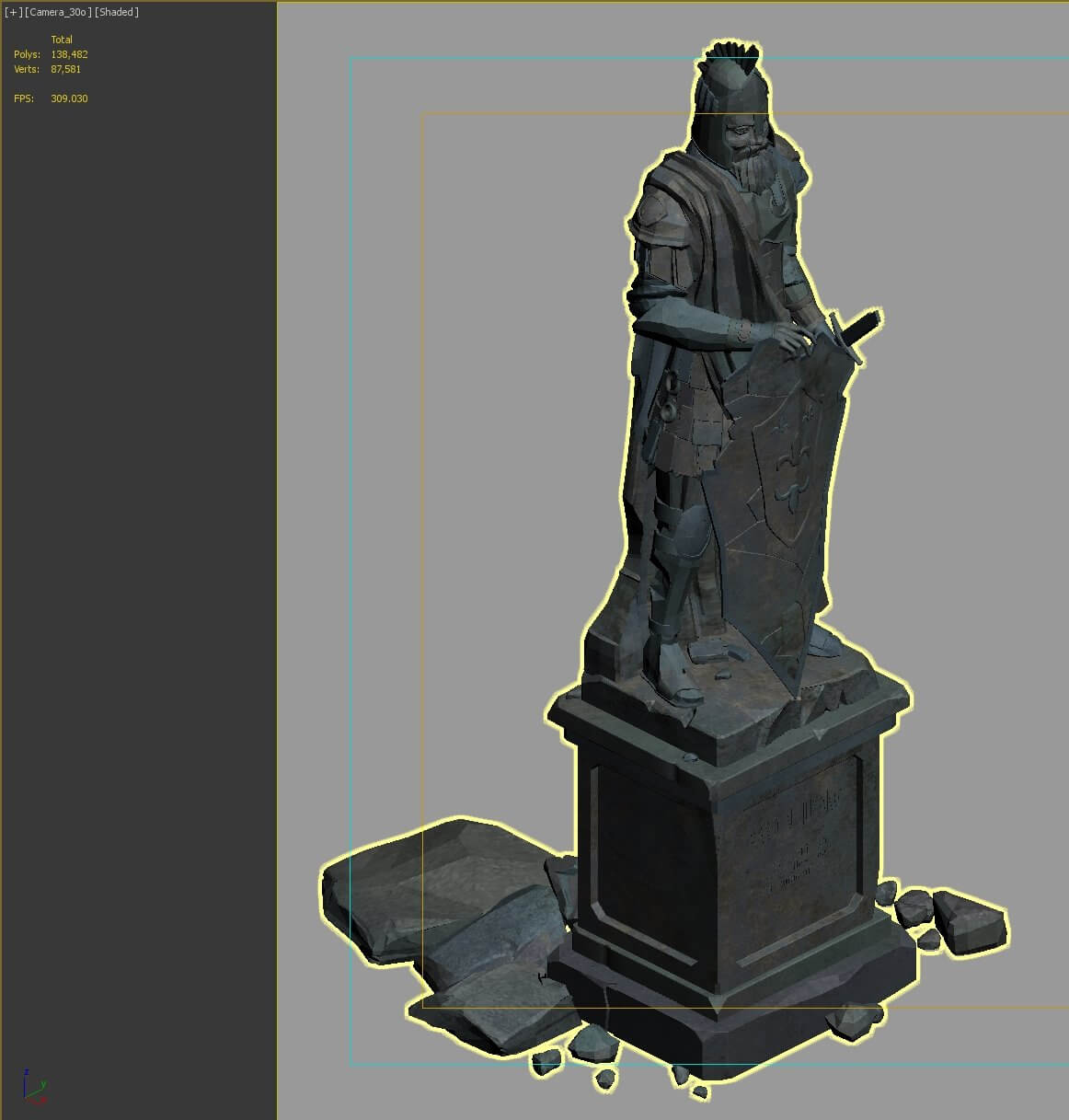 Statue - 3D Model by about3d