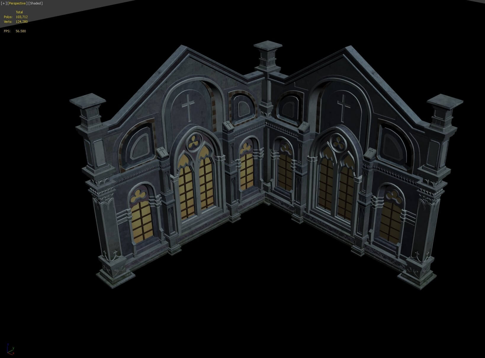 Wall Windows - 3D Model by about3d