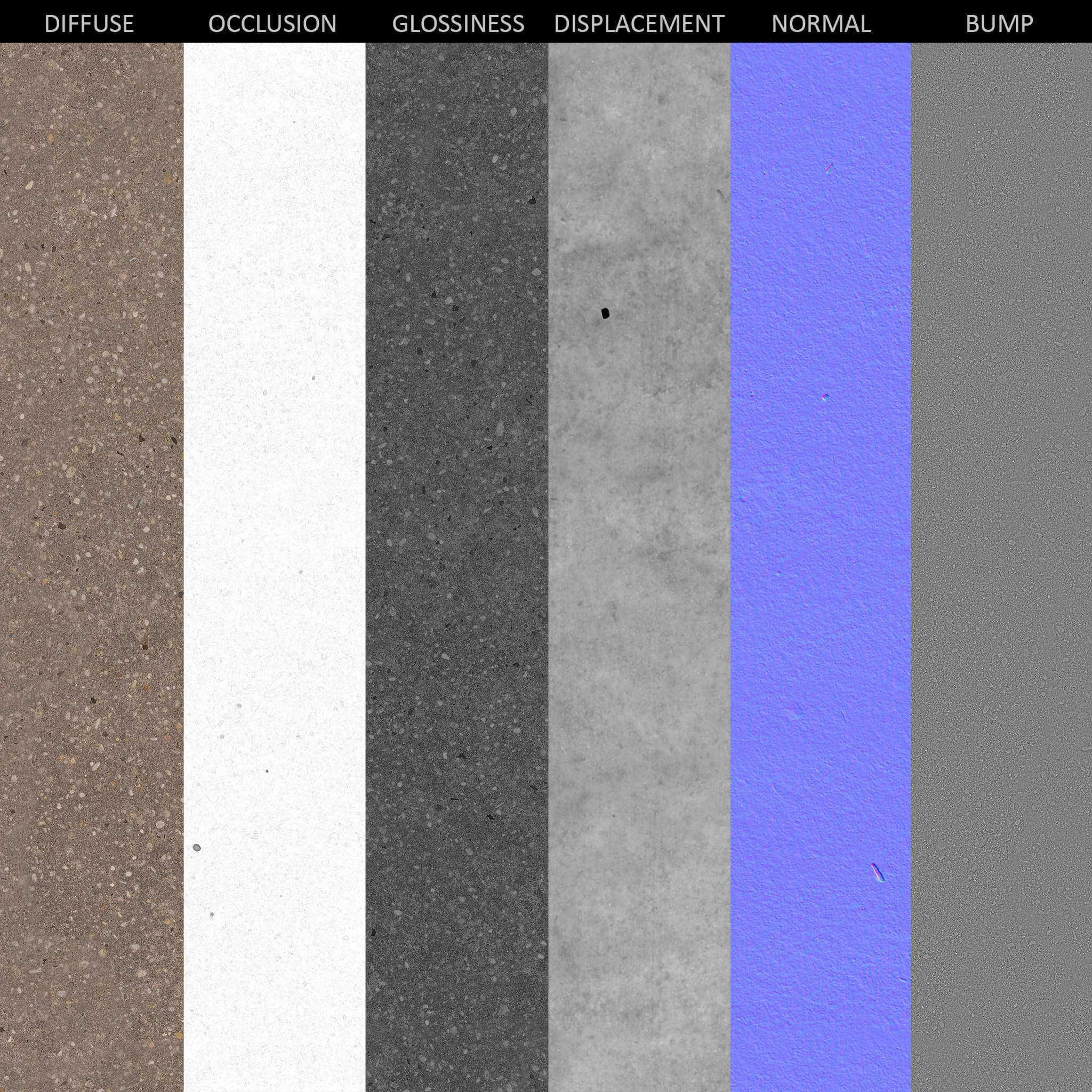 Concrete 05 - 8K Scan 3D Texture by abowen3d