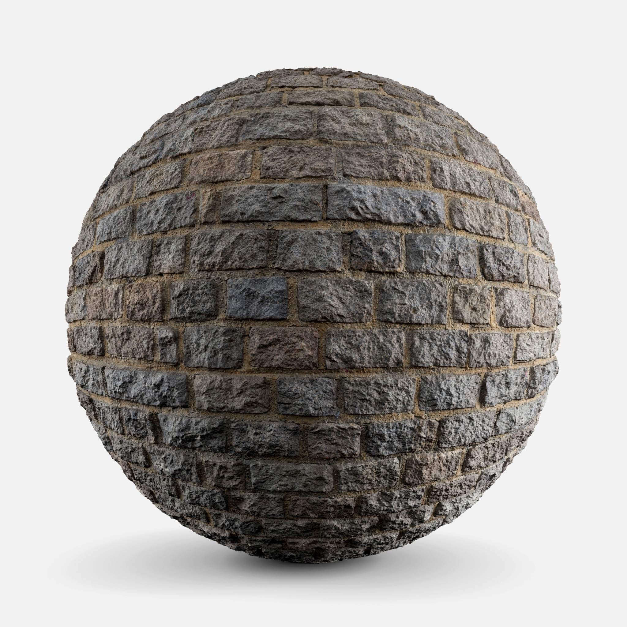 Stone Wall 02 - 8K Scan 3D Texture by abowen3d