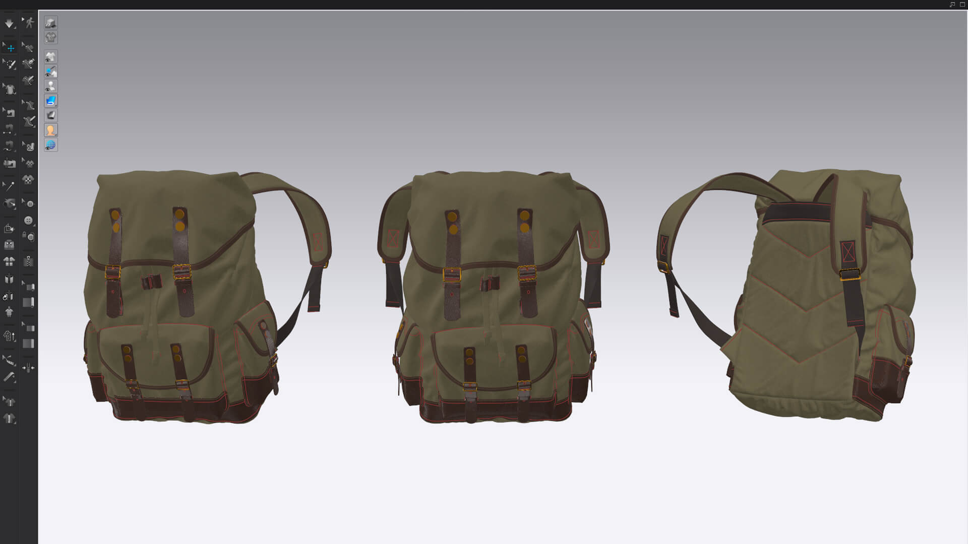 Camping Backpack #1 - 3D Model by abuvalove