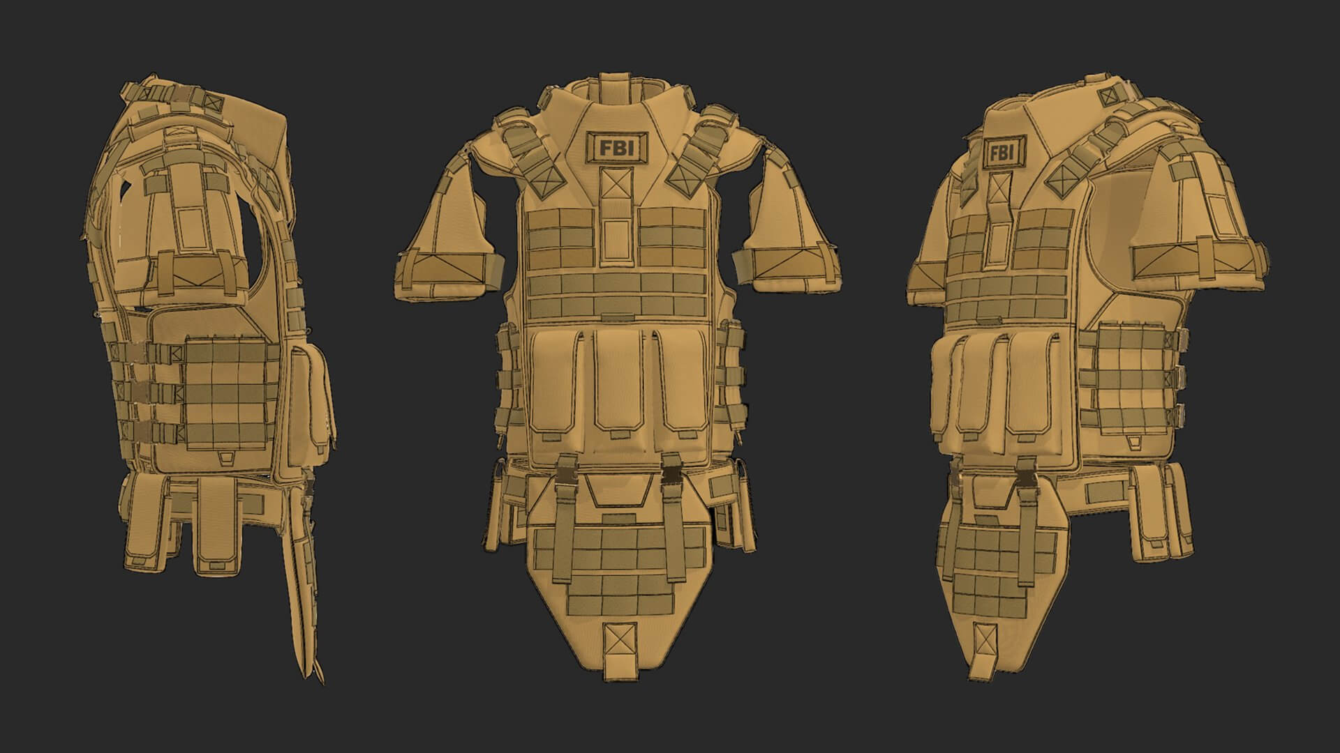 Body Armor - 3D Model by abuvalove