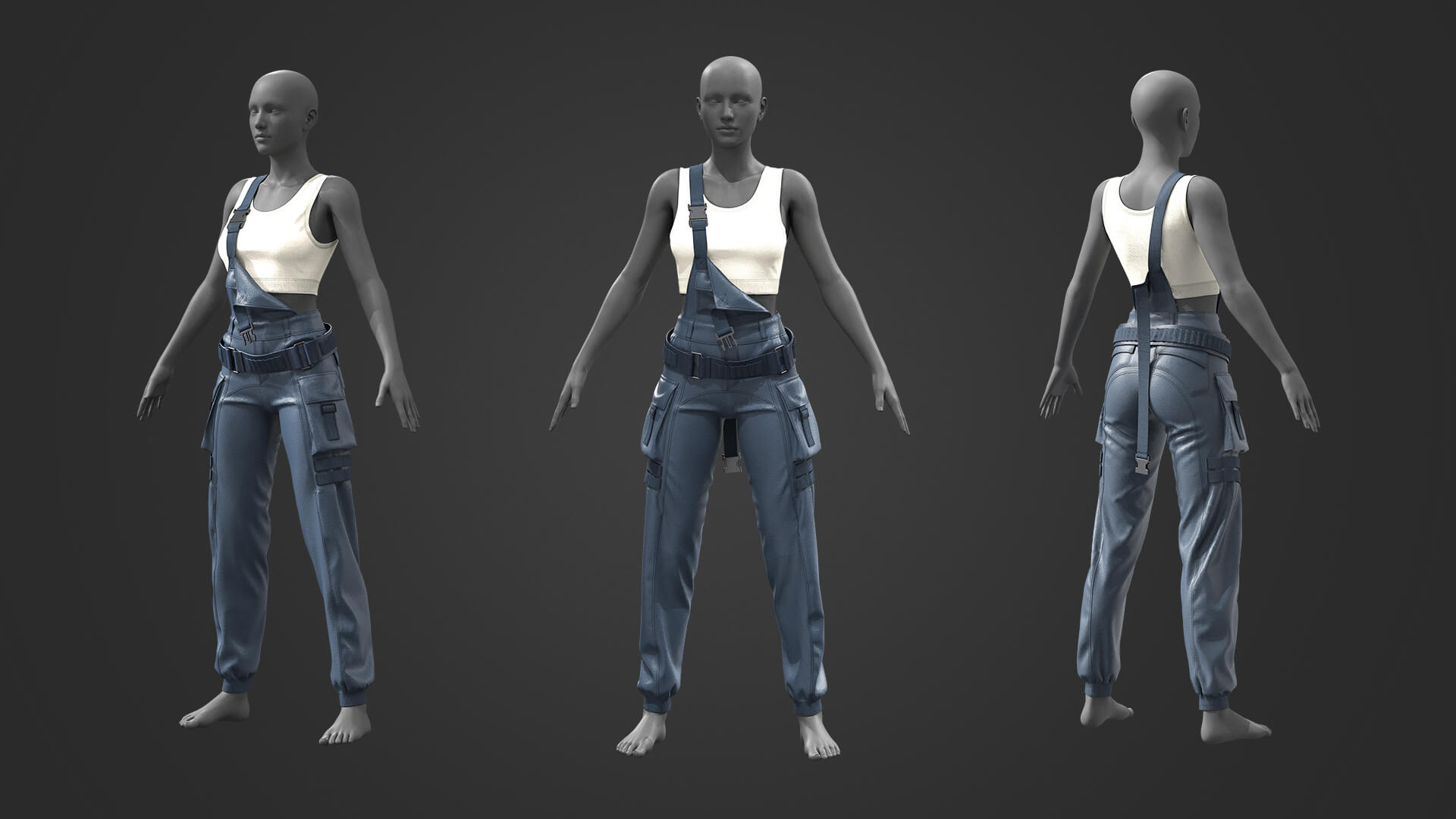 Female Outfit 2 - 3D Model by abuvalove