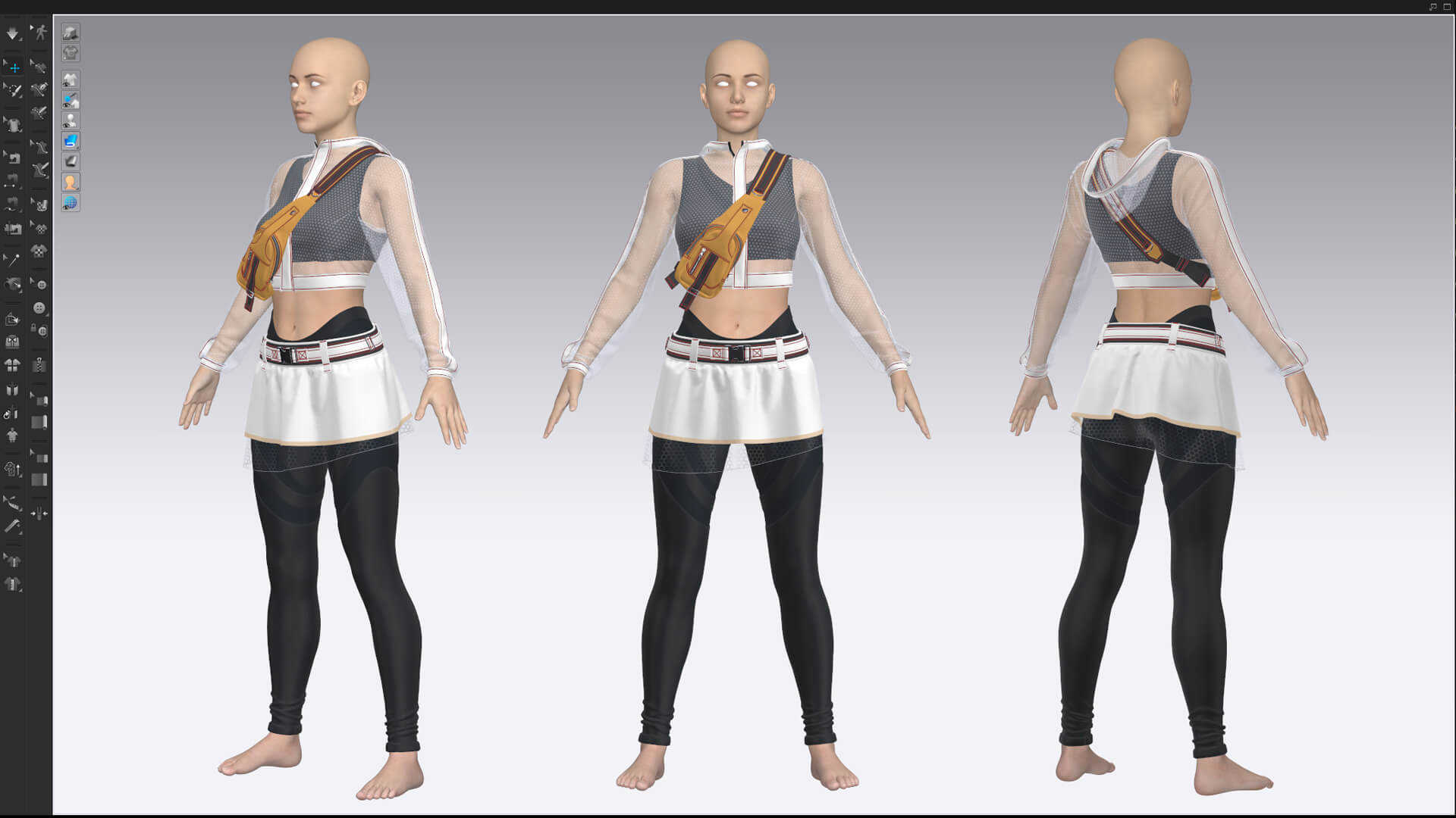 Female Outfit 3 - 3D Model by abuvalove