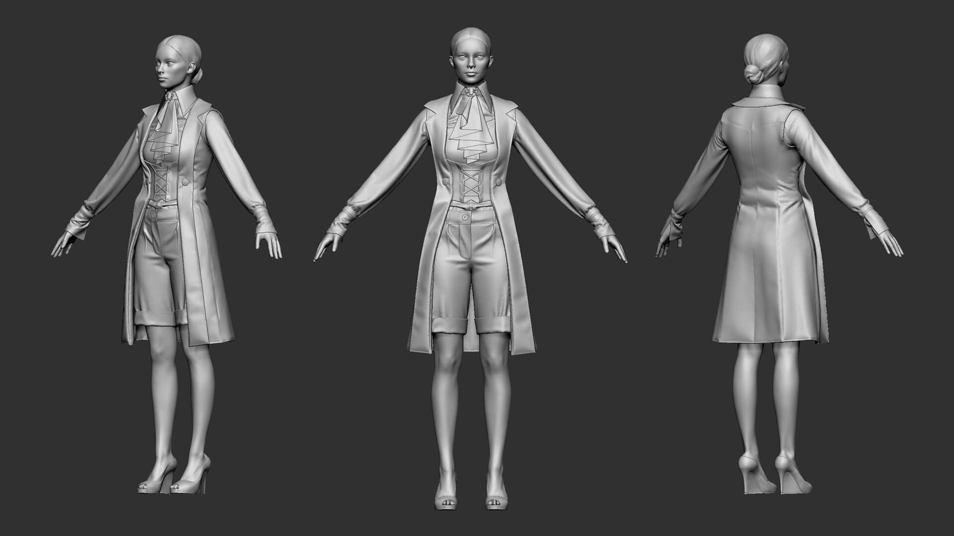 Female Outfit #4 - Free 3D Model by abuvalove