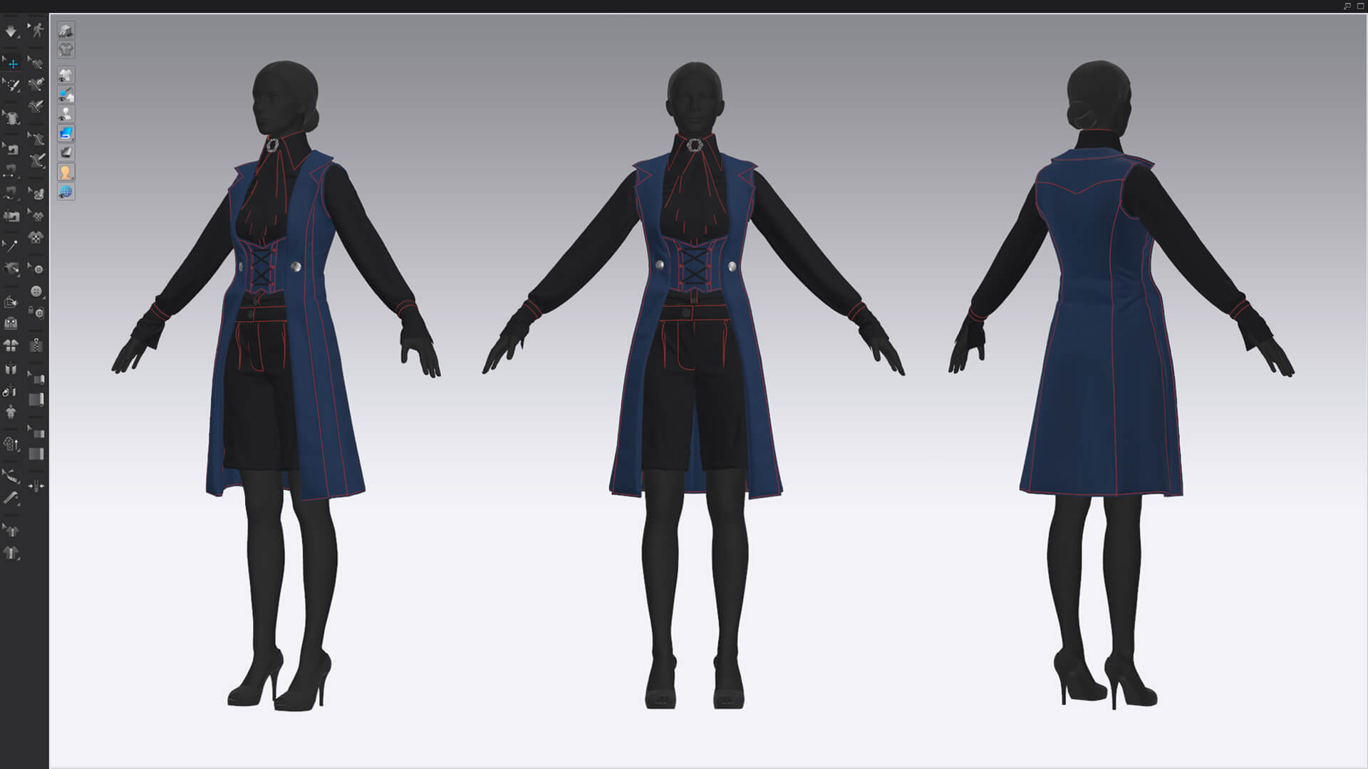 Female Outfit #4 - Free 3D Model by abuvalove
