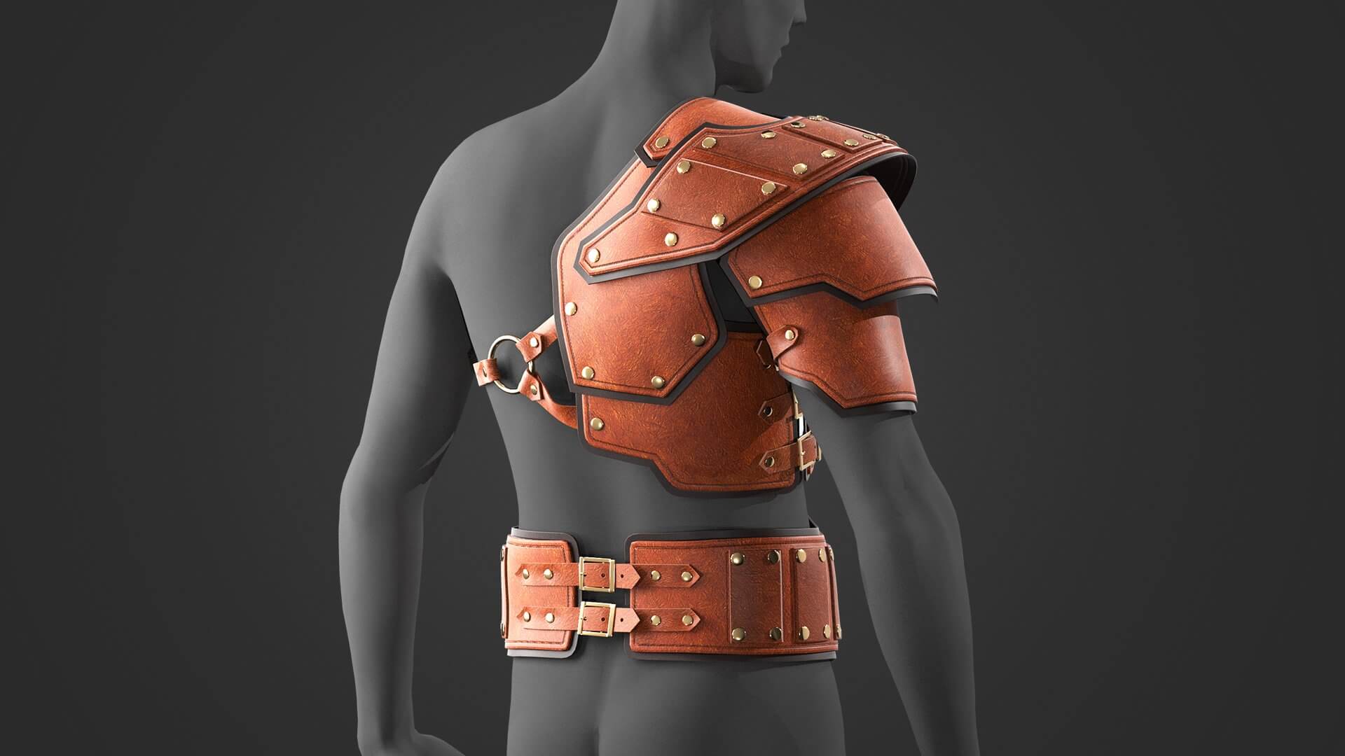 Leather Armor - 3D Model by abuvalove