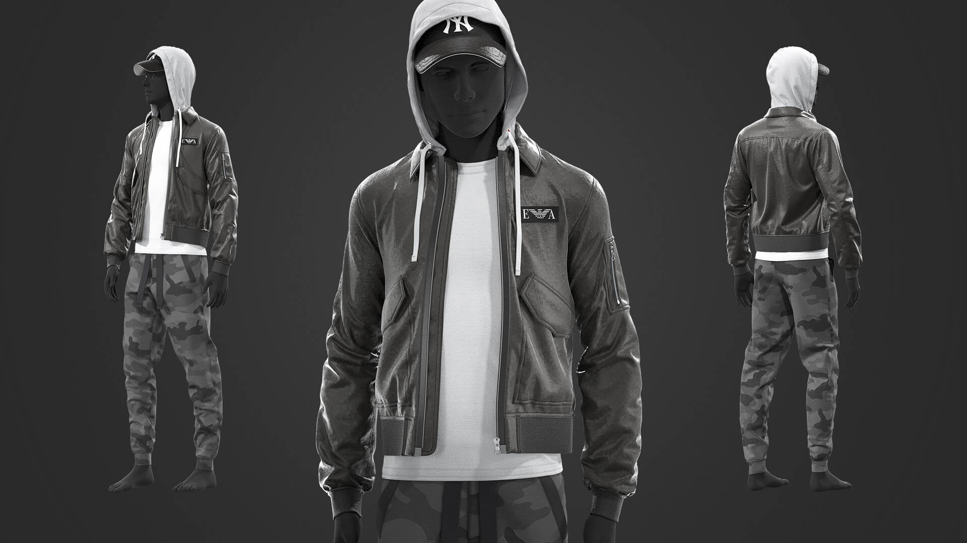 Male Urban Set - 3D Model by abuvalove