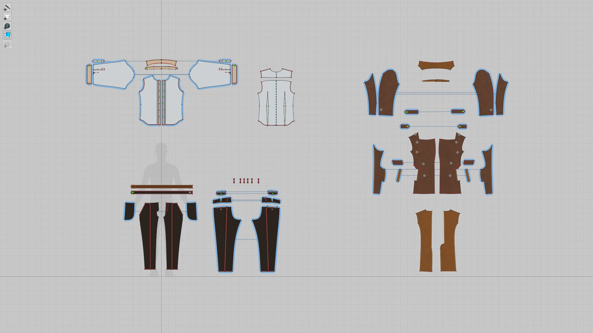Men's Coat - 3D Model by abuvalove
