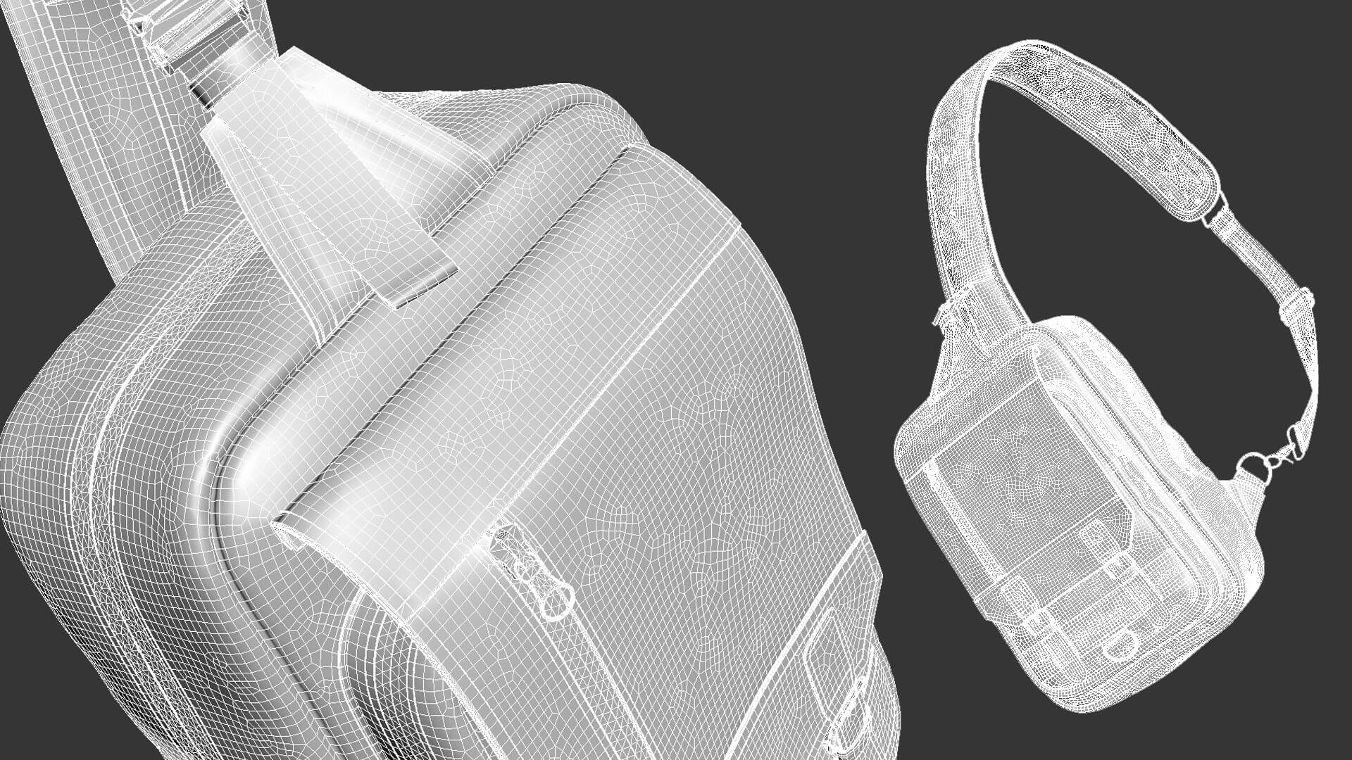 Messenger Bag 2 - 3D Model by abuvalove