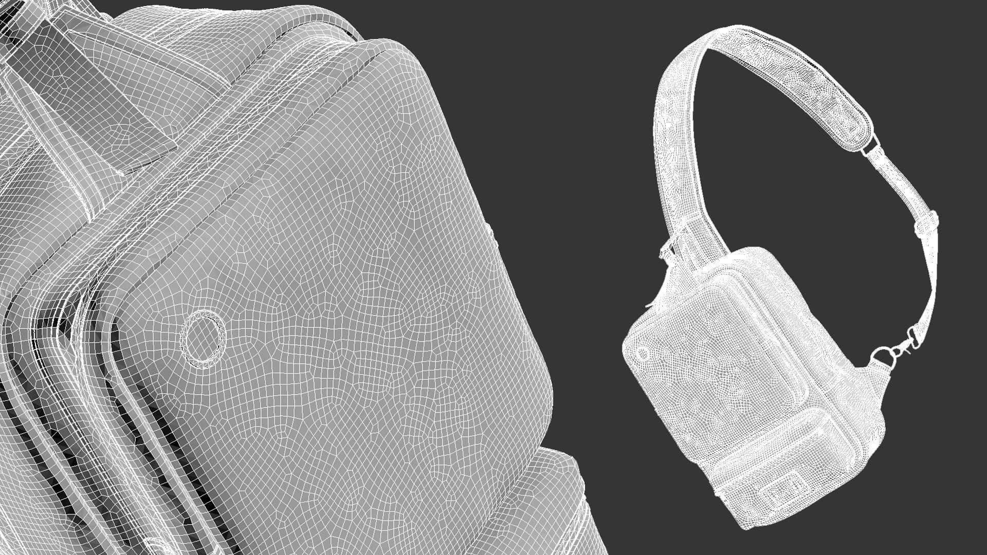 Messenger Bag 1 - 3D Model by abuvalove