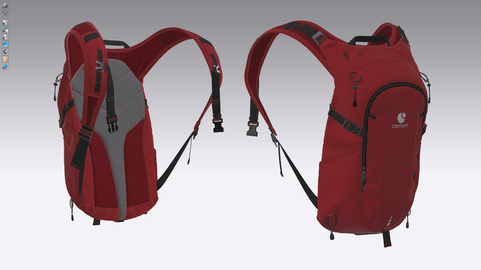 Sports Backpack - 3D Model by abuvalove
