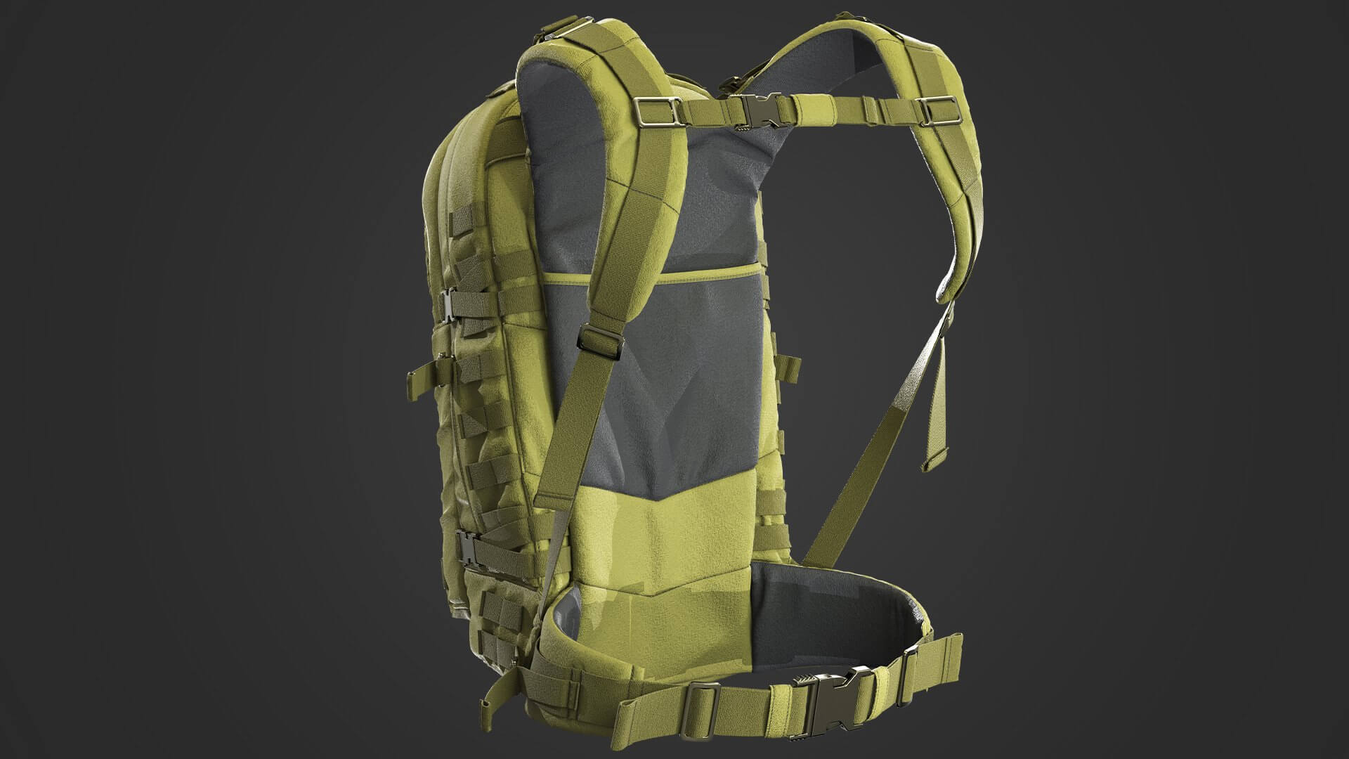 Tactical Backpack - 3D Model by abuvalove
