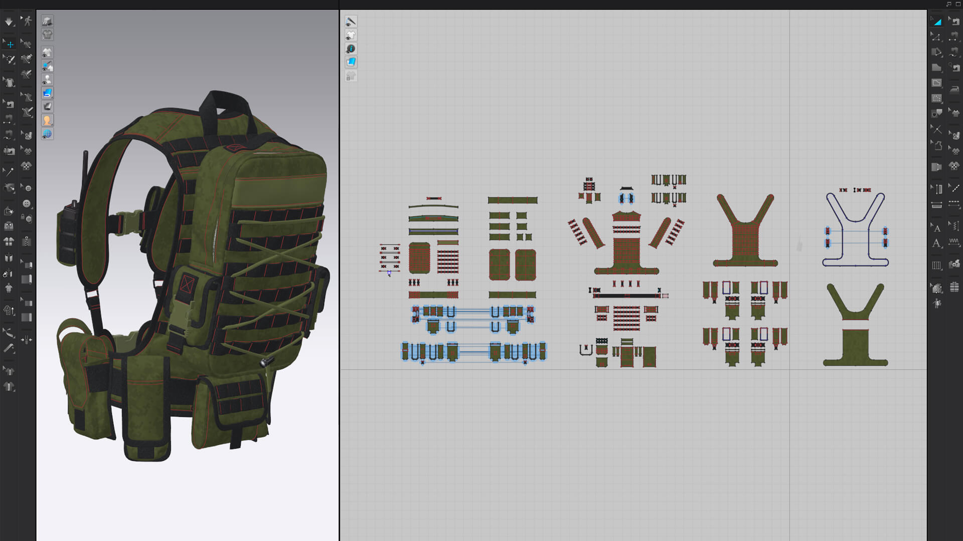 Tactical Equipment #2 - 3D Model by abuvalove