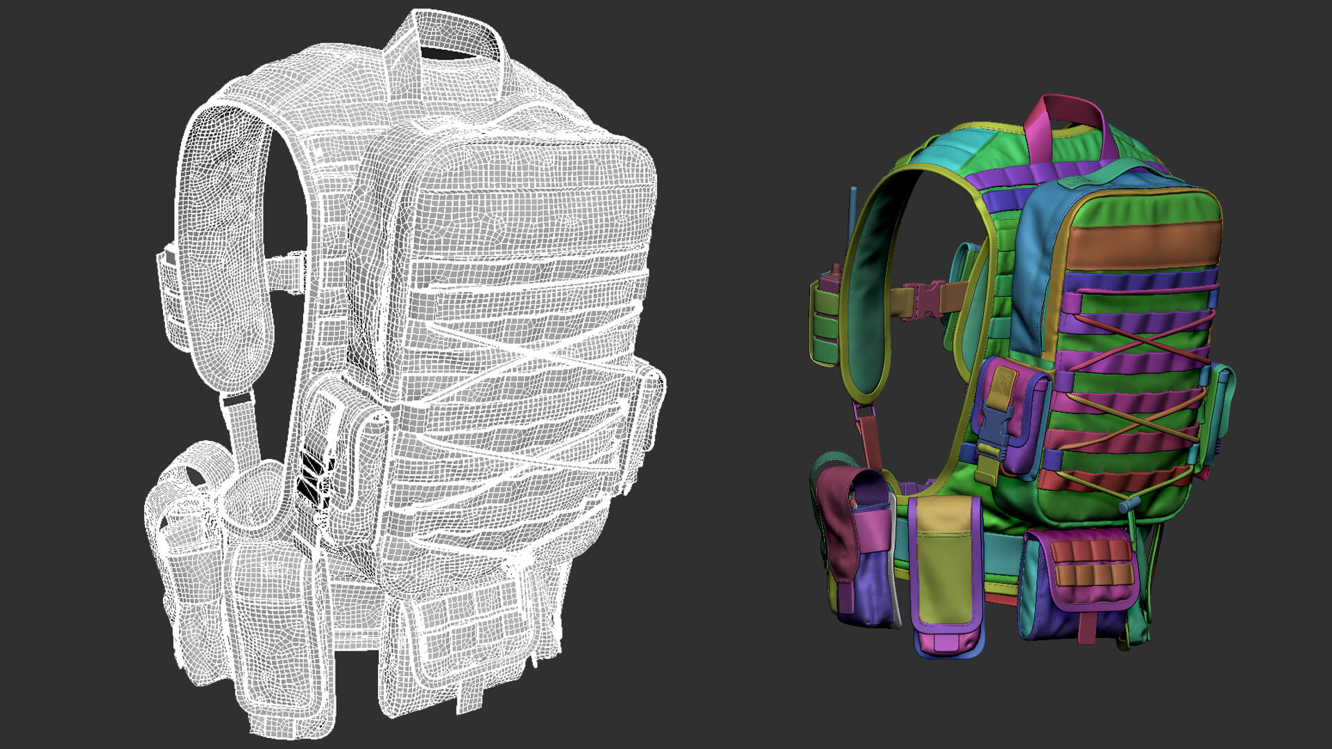 Tactical Equipment #2 - 3D Model by abuvalove