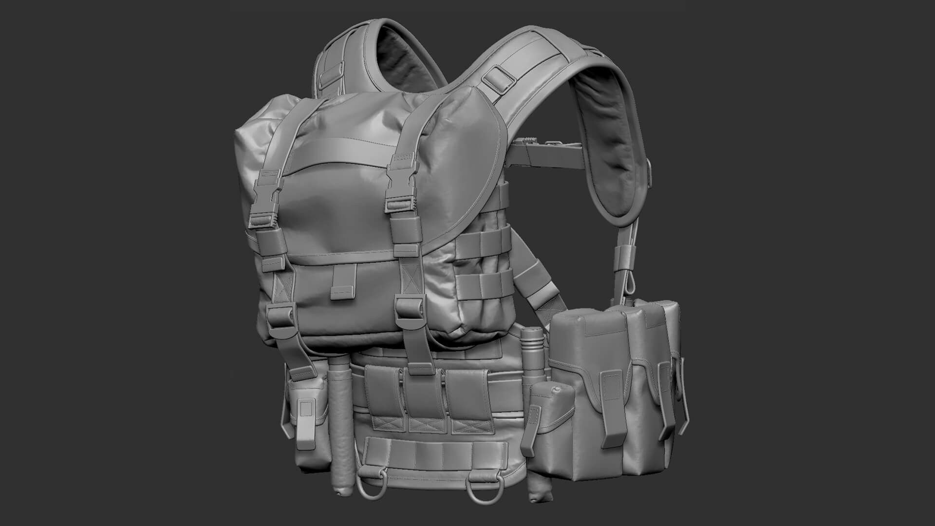 Tactical Equipment 4 - 3D Model by abuvalove