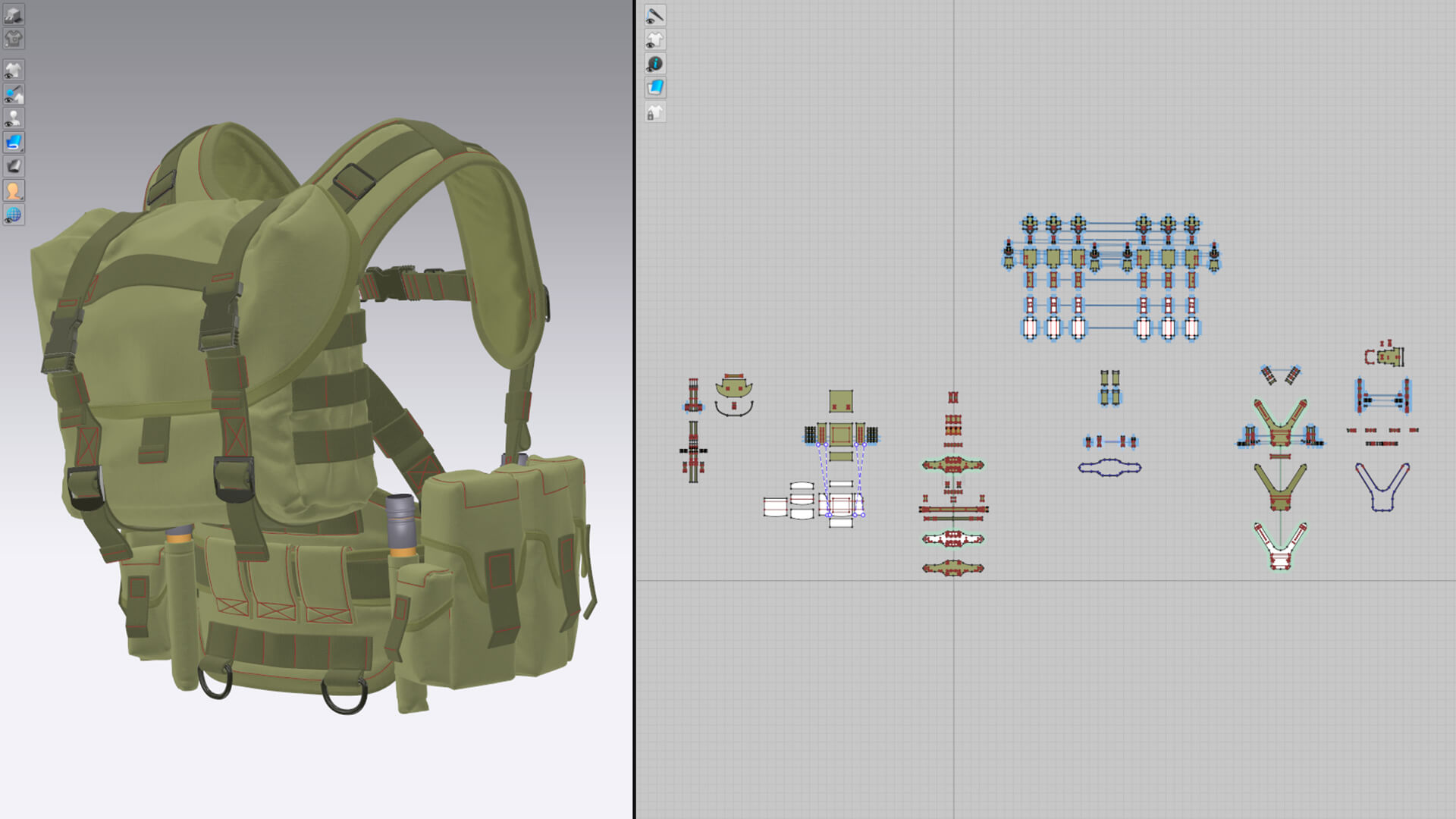 Tactical Equipment 4 - 3D Model by abuvalove