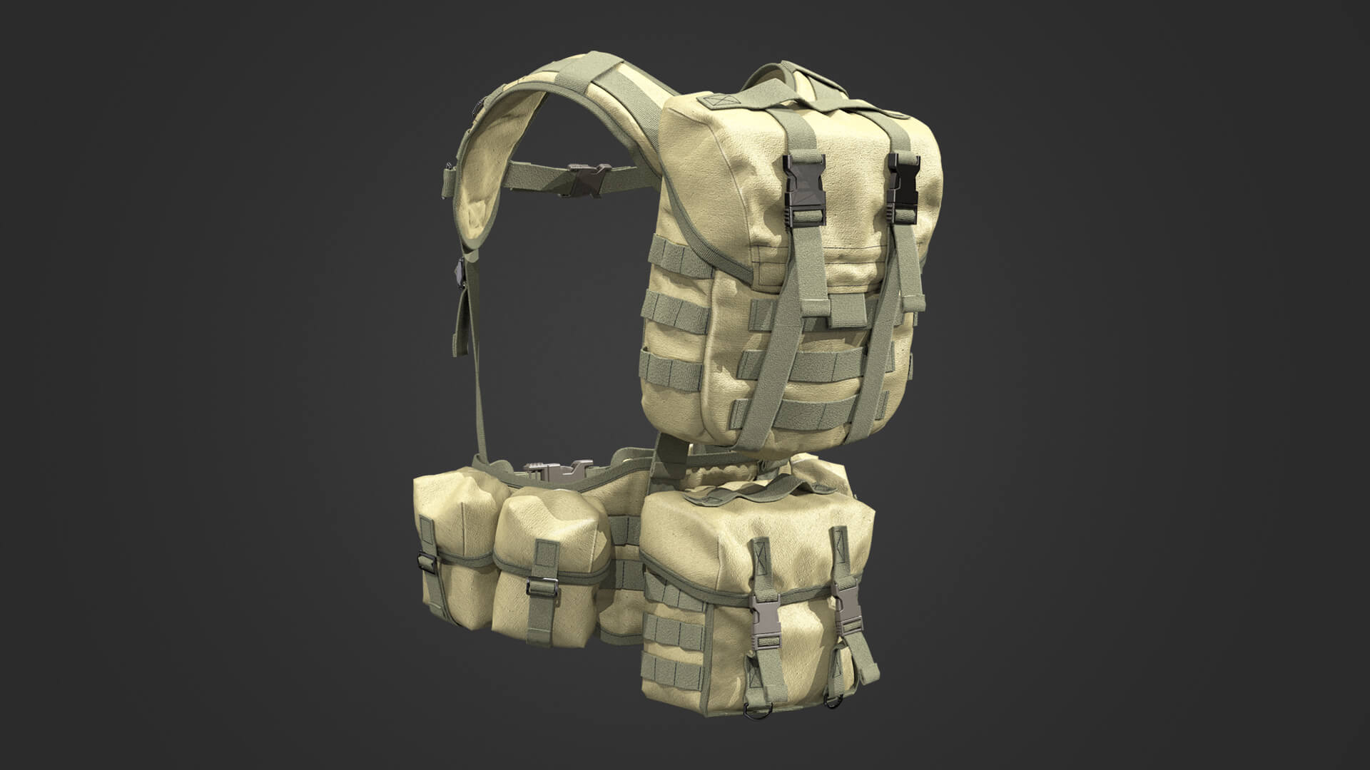 Tactical Equipment - 3D Model by abuvalove