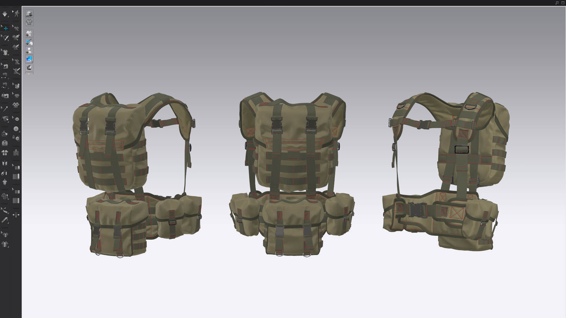 Tactical Equipment - 3D Model by abuvalove