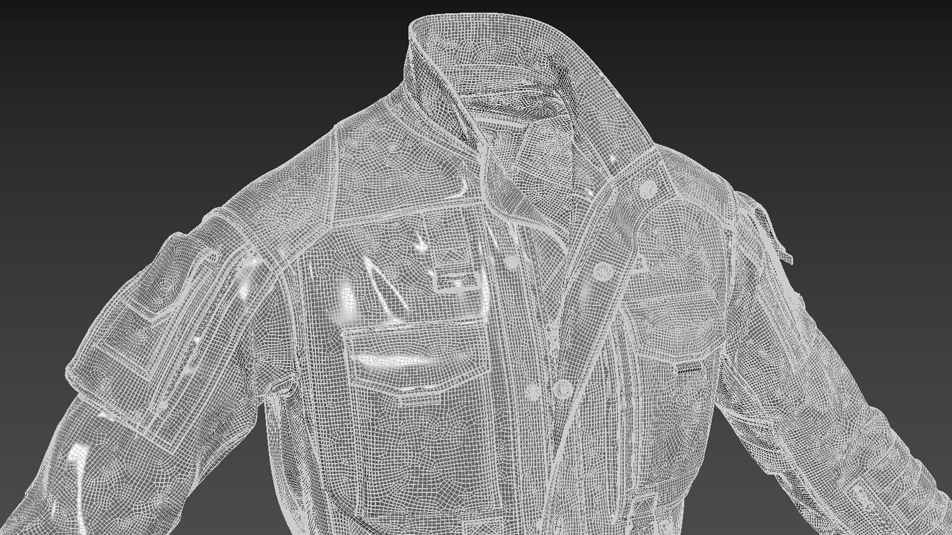 Tactical Jacket 3 - 3D Model by abuvalove