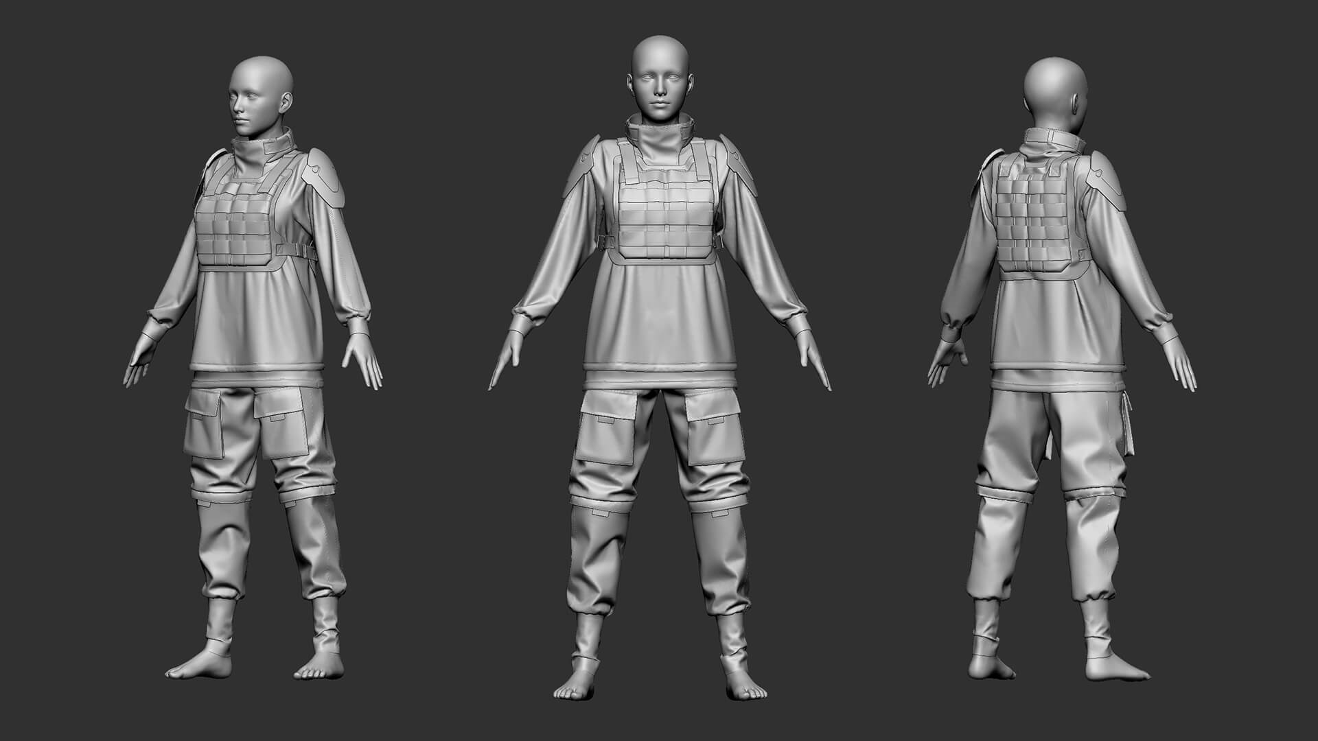 Tactical Set 1 - 3D Model by abuvalove