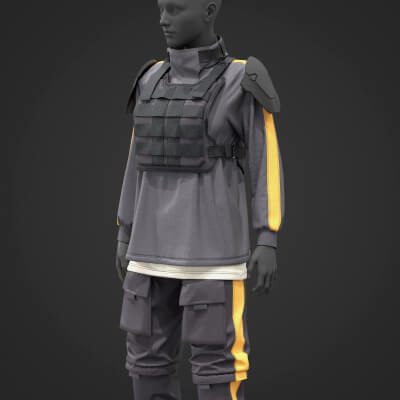 Tactical Set 1 - 3D Model by abuvalove