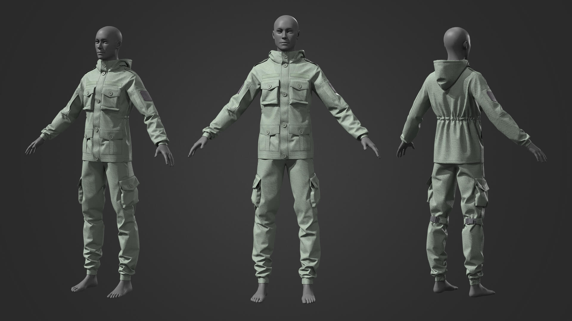 Tactical Set #2 - 3D Model by abuvalove