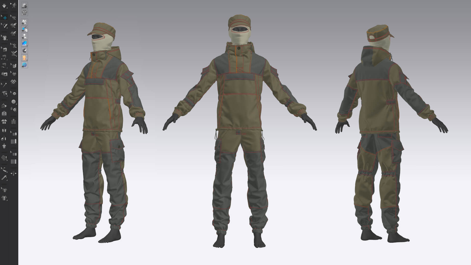 Tactical Set 3 - 3D Model by abuvalove