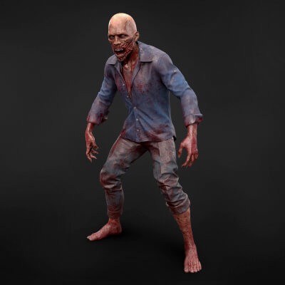 Urban Zombie - 3D Model by abuvalove