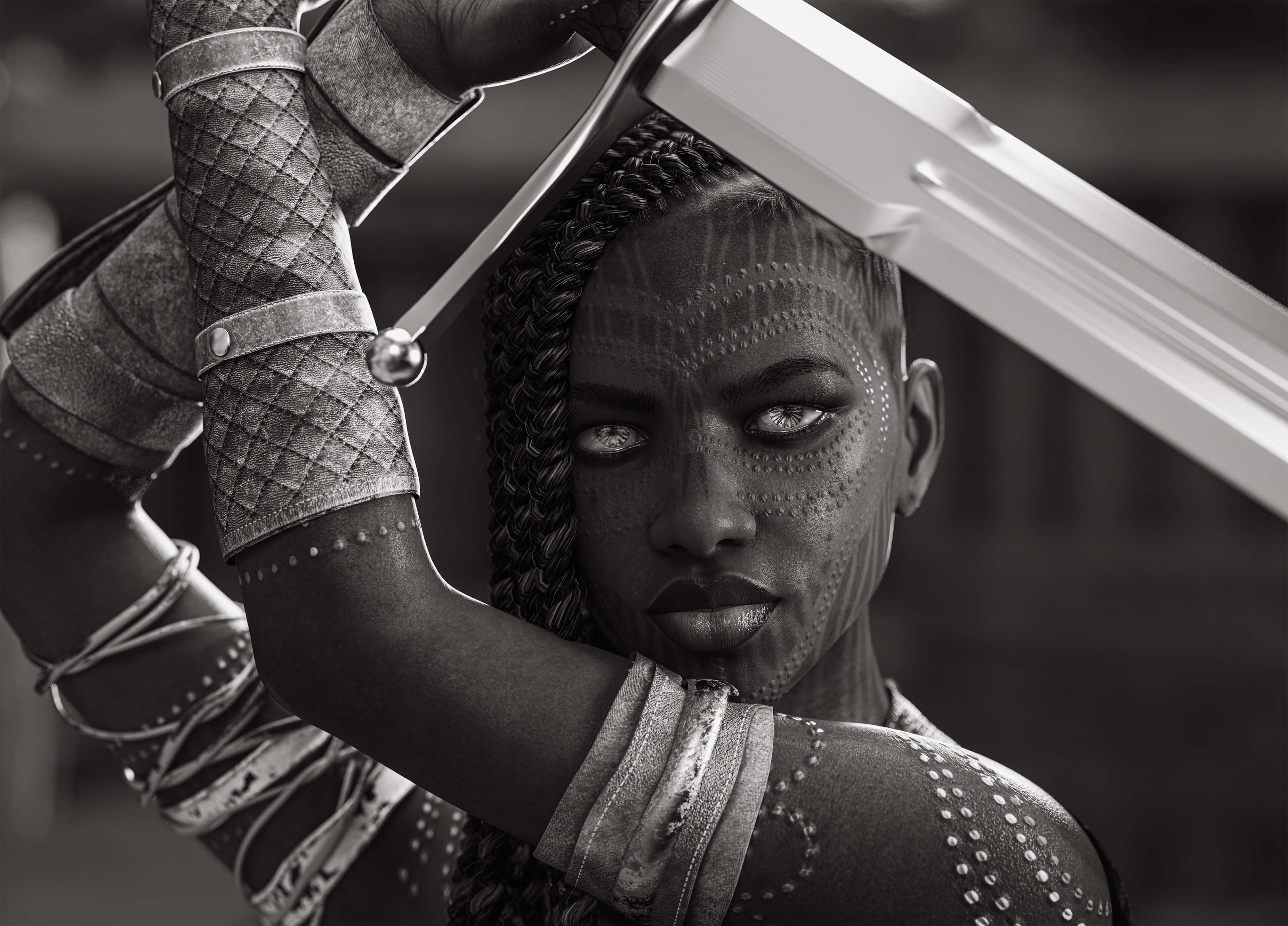 Acidia 3D Render, Digital Art by Aci Kay