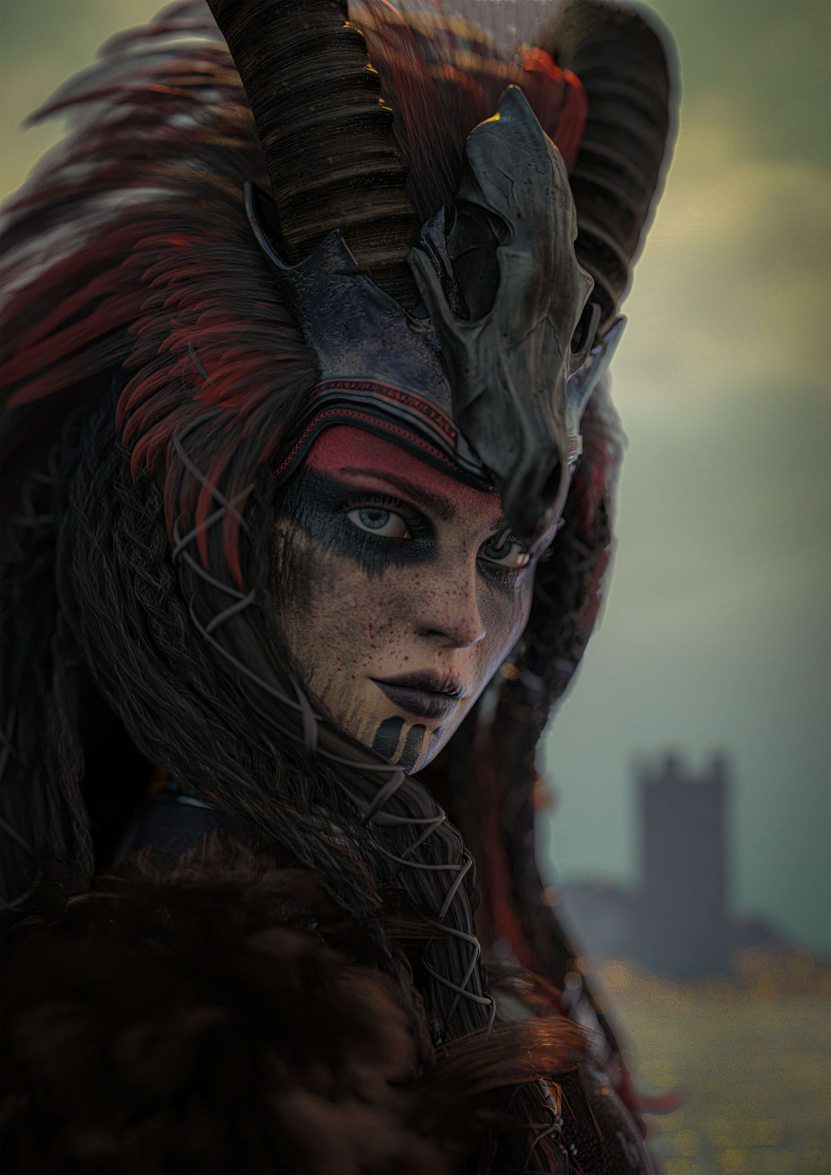 Cyren 3D Render, Digital Art by Aci Kay