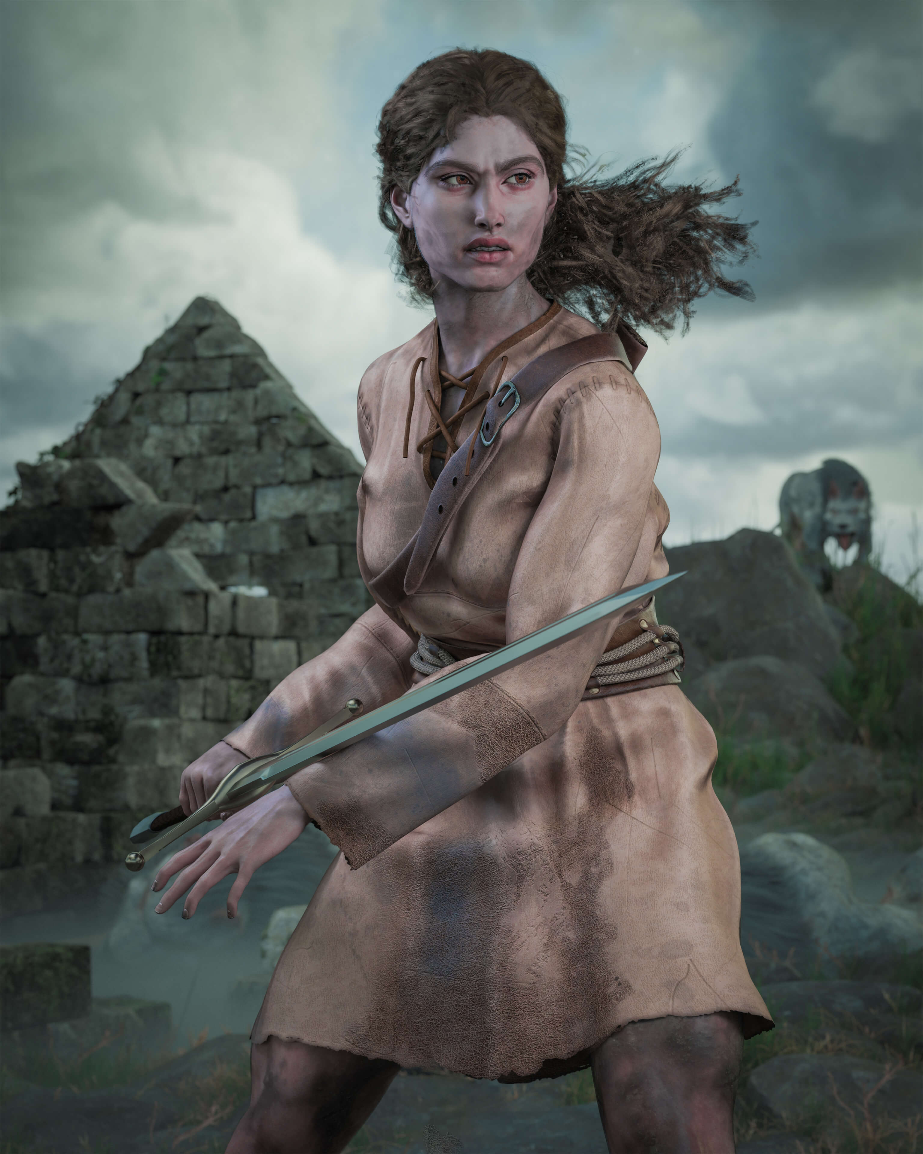 Dire Odds - A 3D Render, Digital Art by Aci Kay