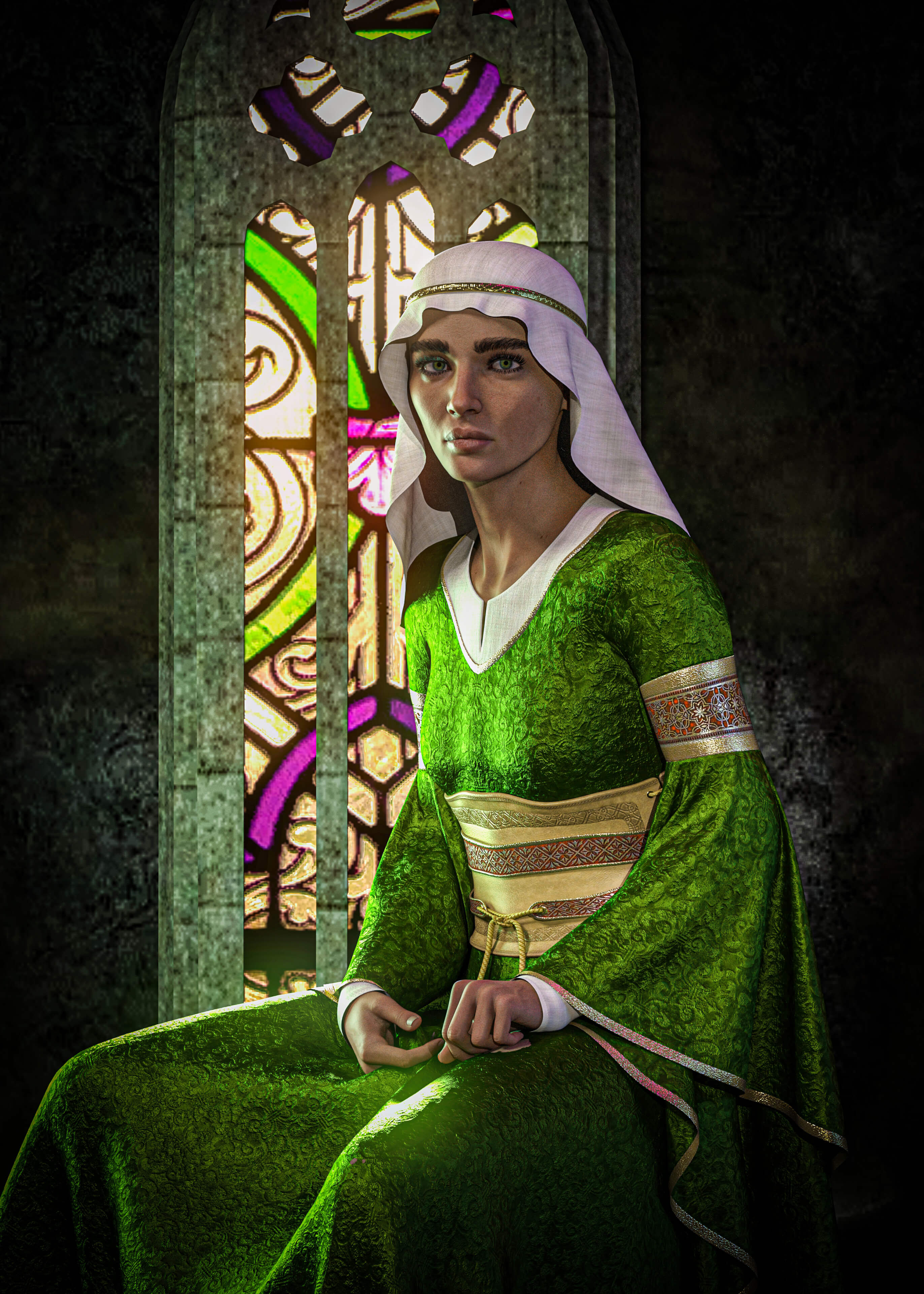 Herald of the Old Order 3D Render, Digital Art by Aci Kay