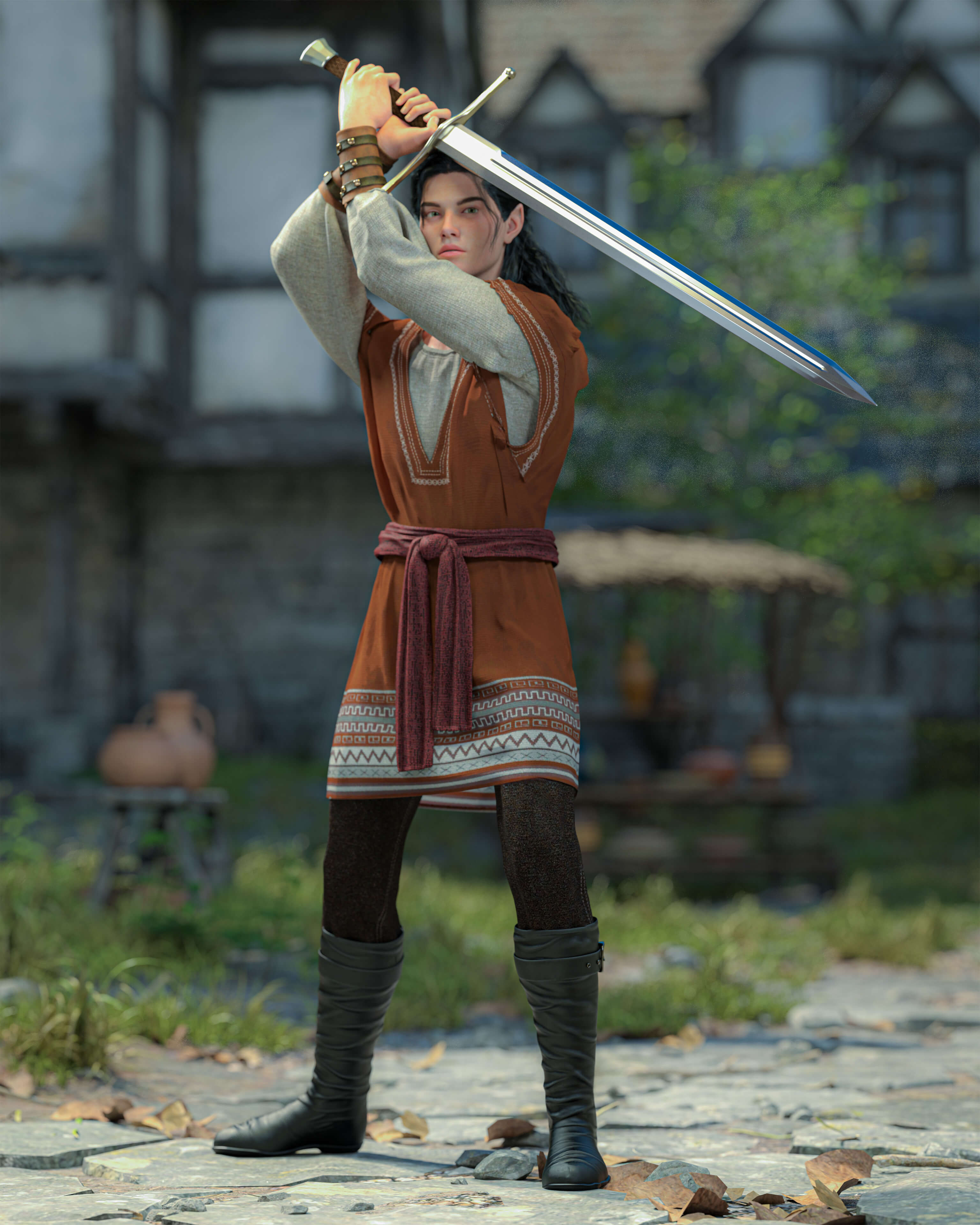 High Parry - 08 3D Render, Digital Art by Aci Kay