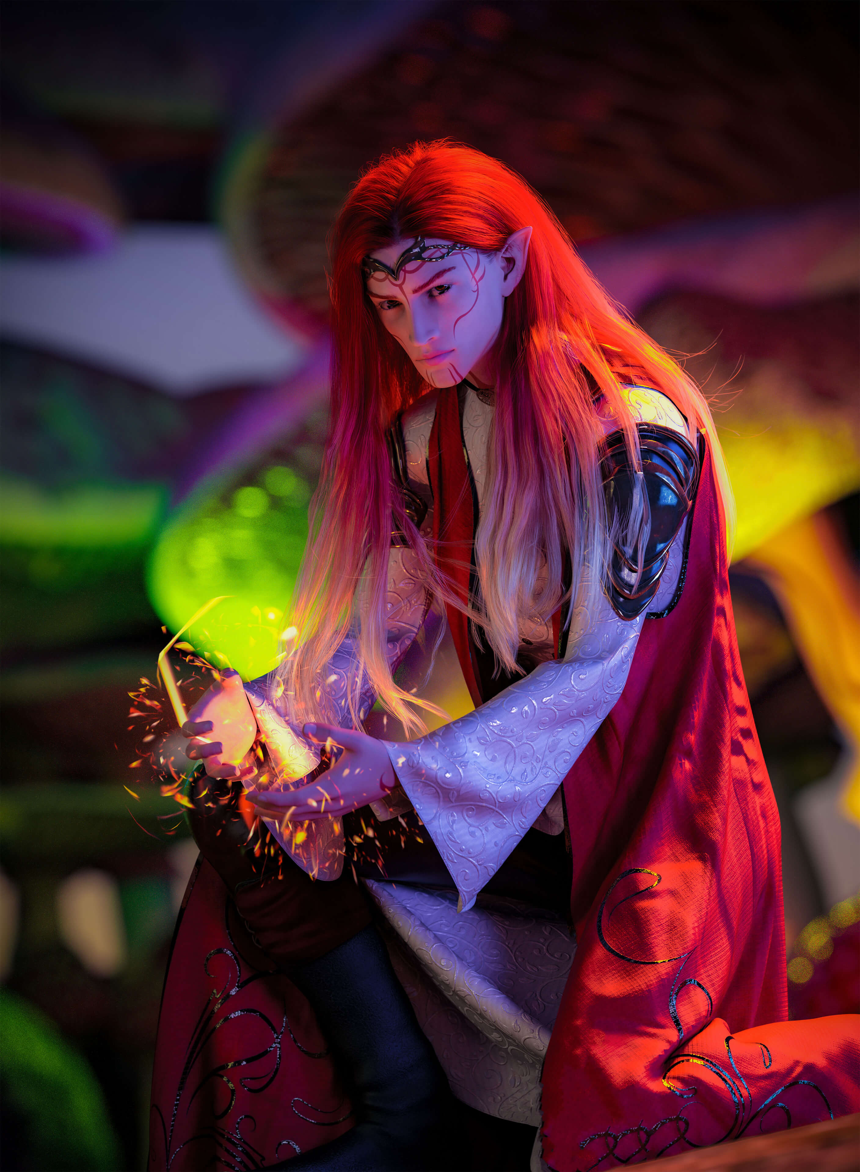 Magicke 3D Render, Digital Art by Aci Kay